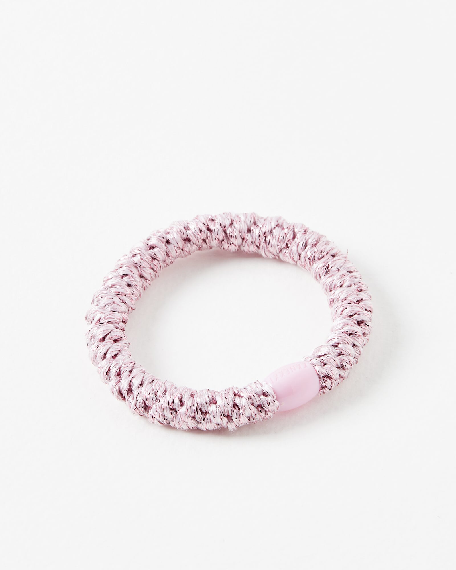 Essie Metallic Pink Elastic Hair Band | Oliver Bonas
