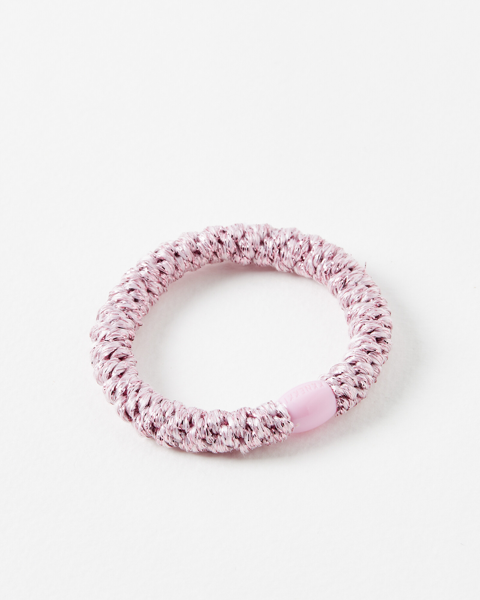 Essie Metallic Pink Elastic Hair Band | Oliver Bonas