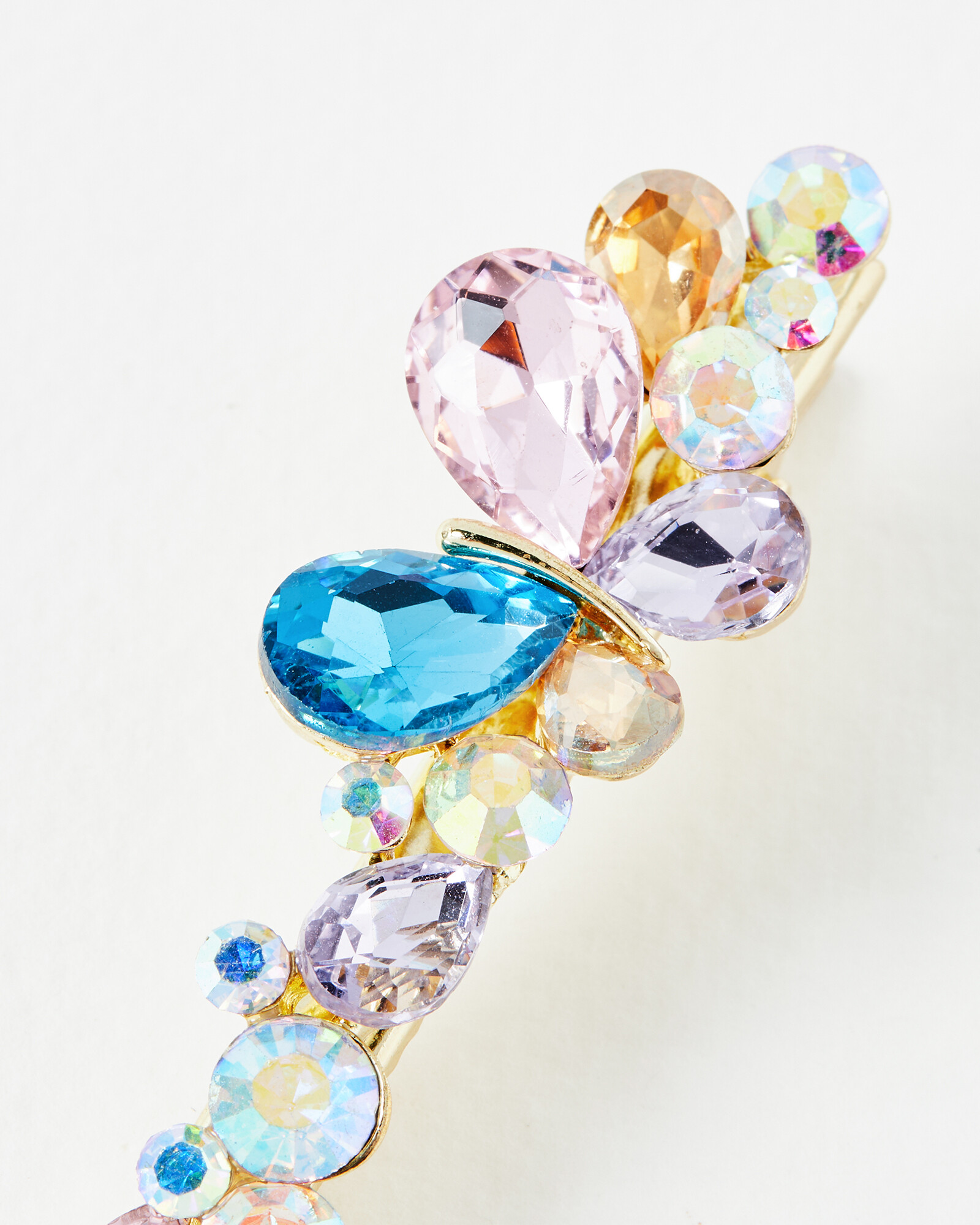 Bronte Butterfly Jewel Hair Clips Pack of Two | Oliver Bonas