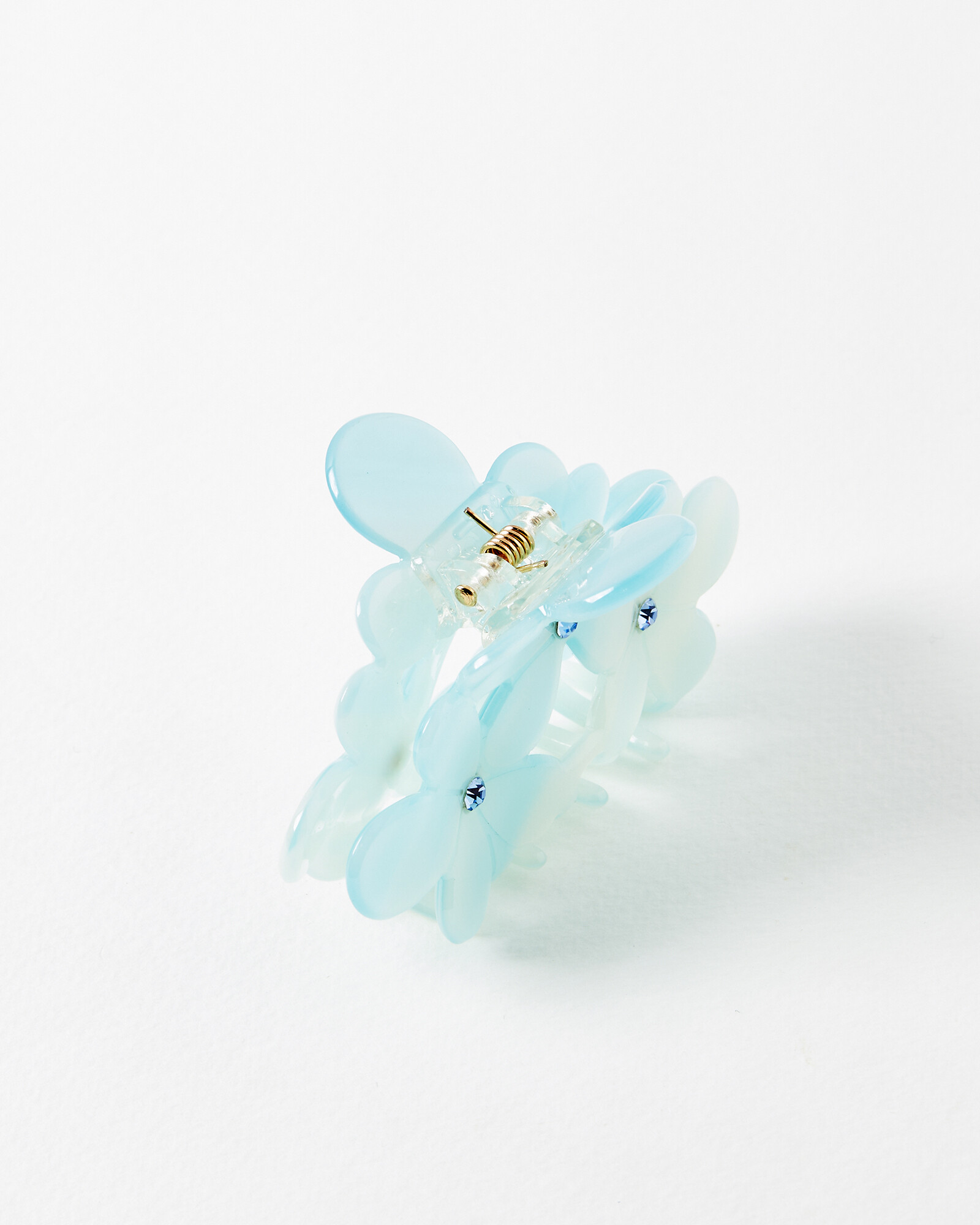 Ivy Blue Flower Hair Claw Clip | Oliver Bonas