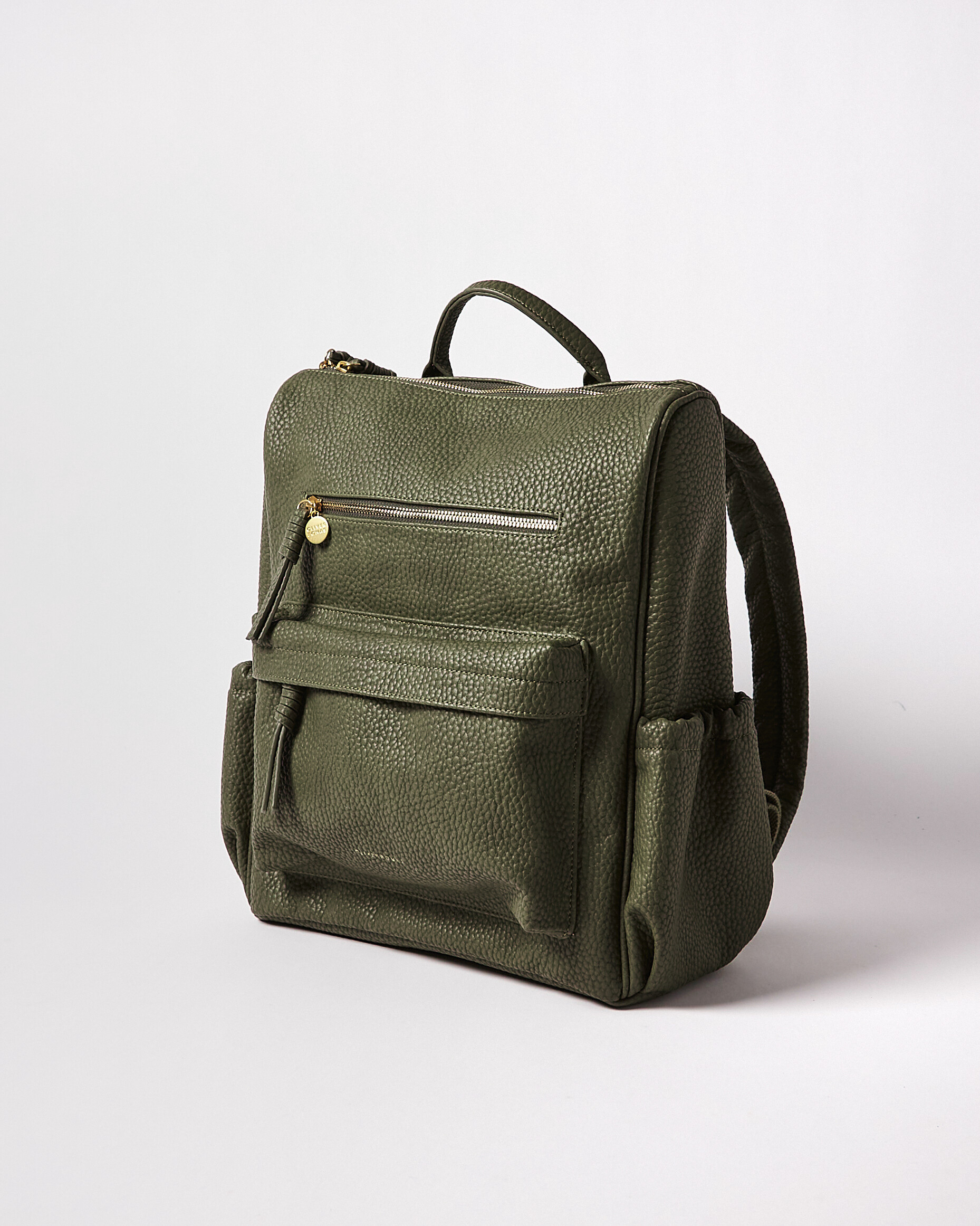 Jossie Khaki Green Backpack | Oliver Bonas