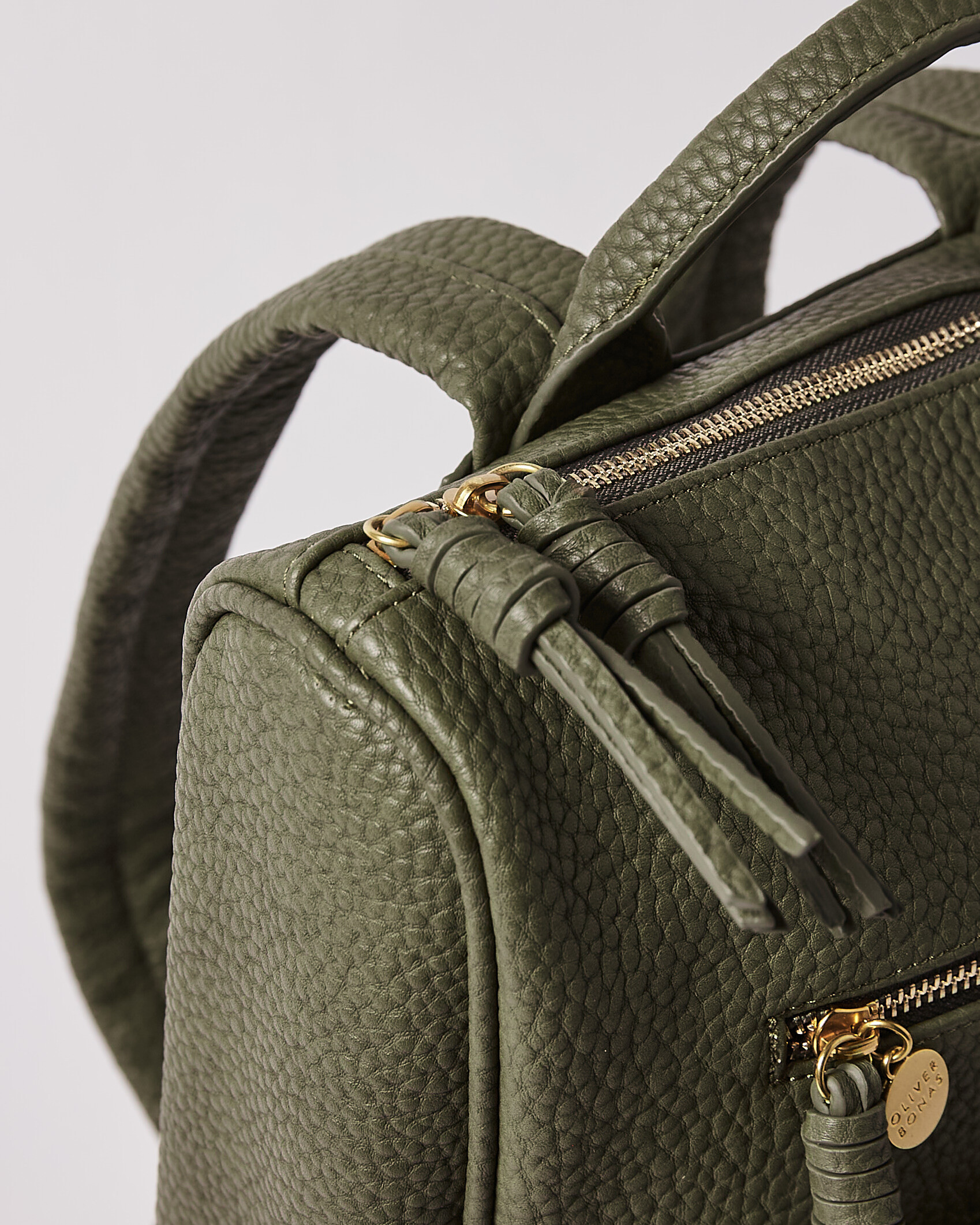 Jossie Khaki Green Backpack | Oliver Bonas