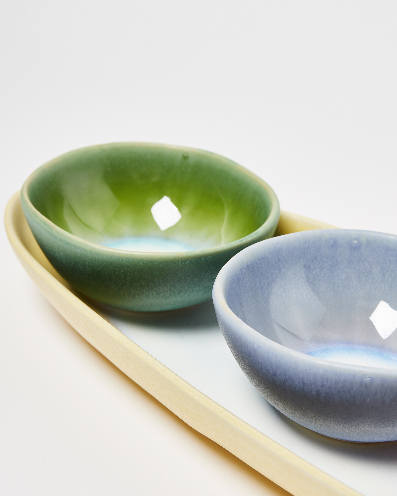 Ula Ceramic Nibble Bowls & Tray | Oliver Bonas