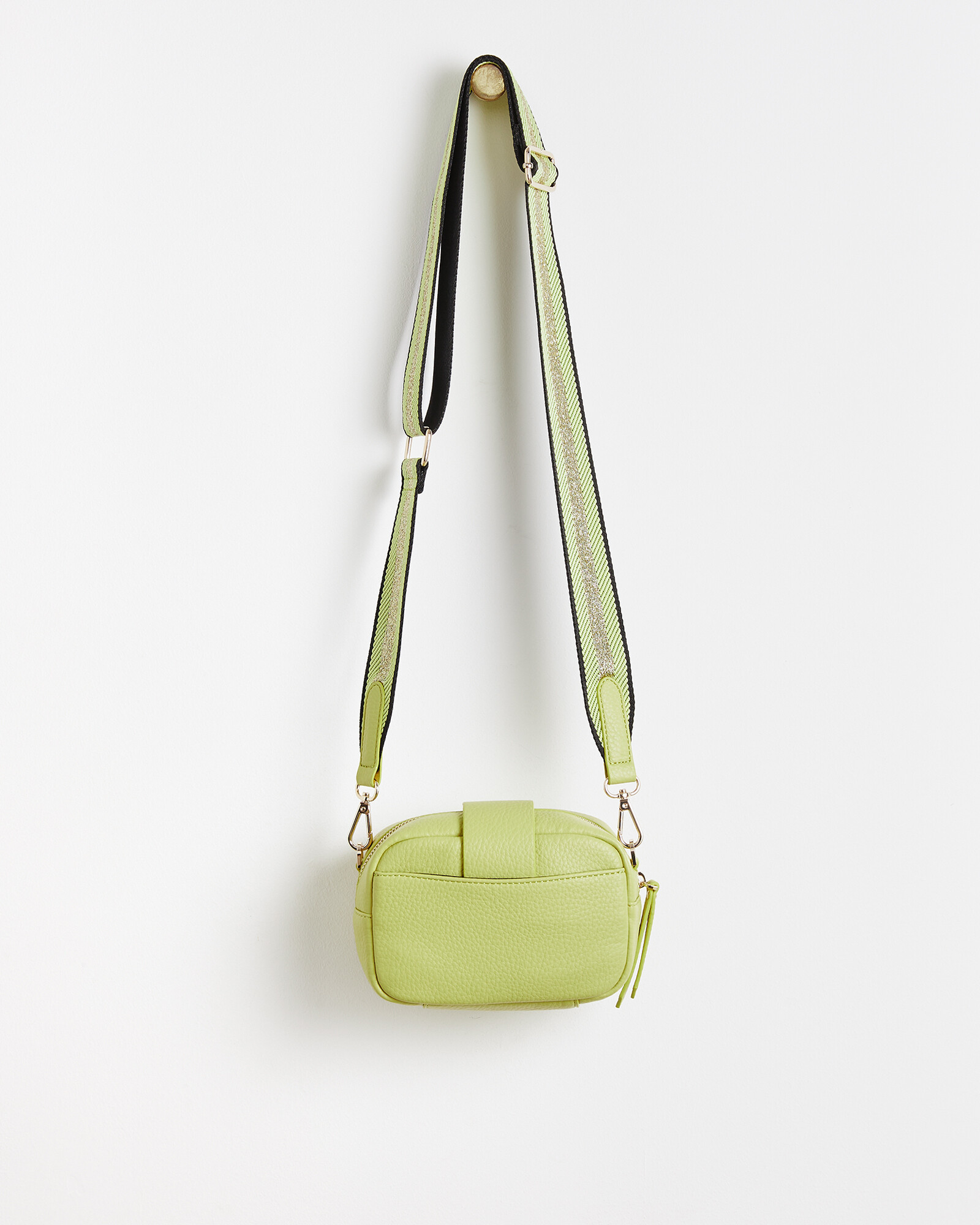 Cora Lime Green Crossbody Bag | Oliver Bonas