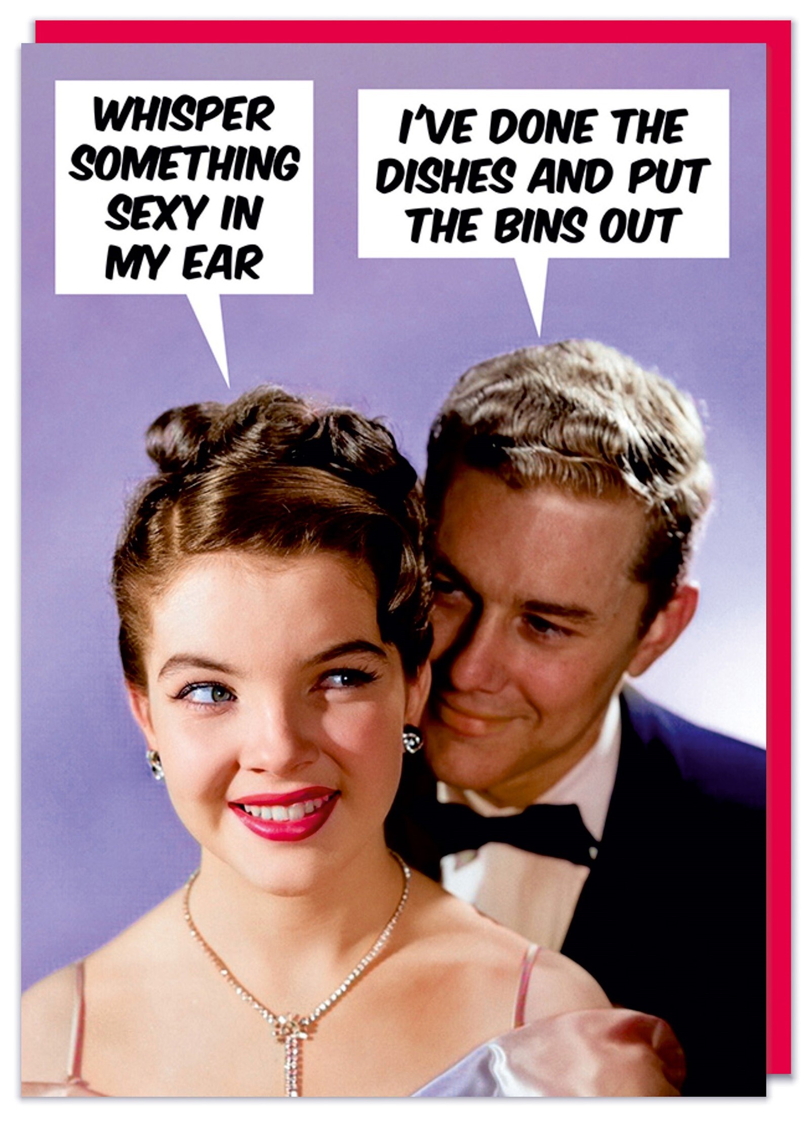 Whisper Something Sexy Valentine's Day Card | Oliver Bonas