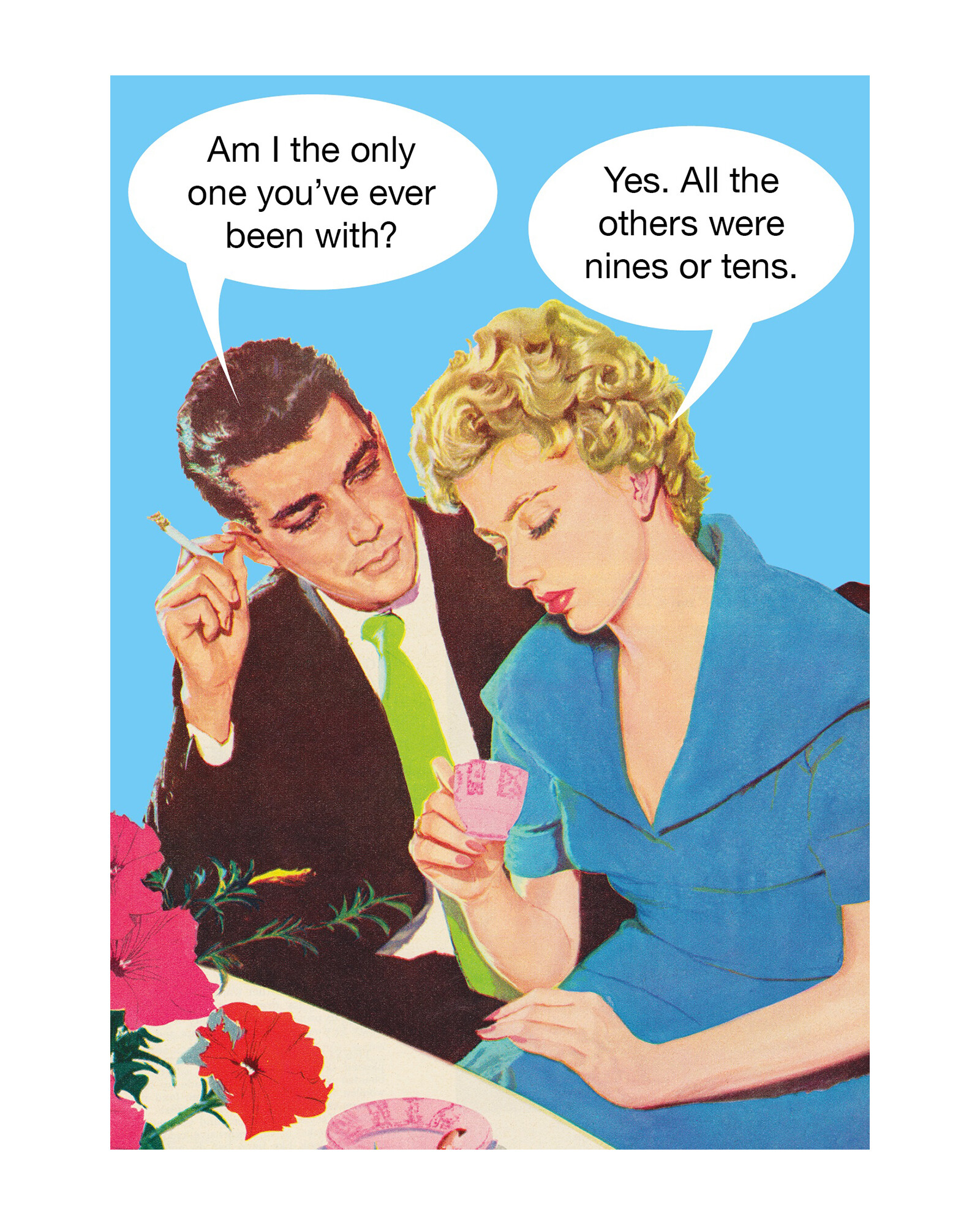 Nine or Ten Valentine's Day Card | Oliver Bonas
