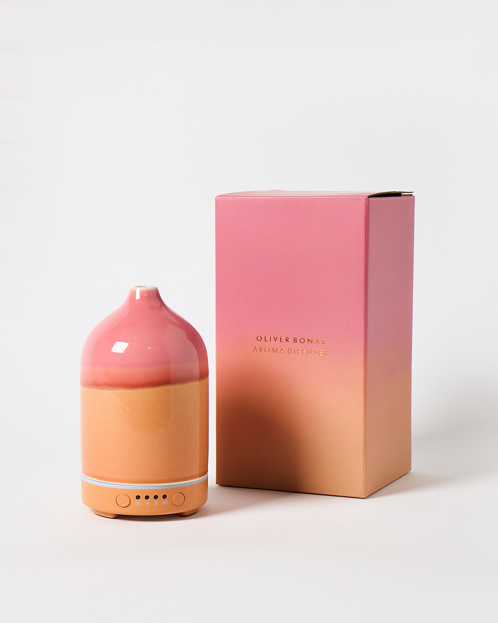 Ceramic Pink Ombre Essential Oil Electric Aroma Diffuser | Oliver Bonas