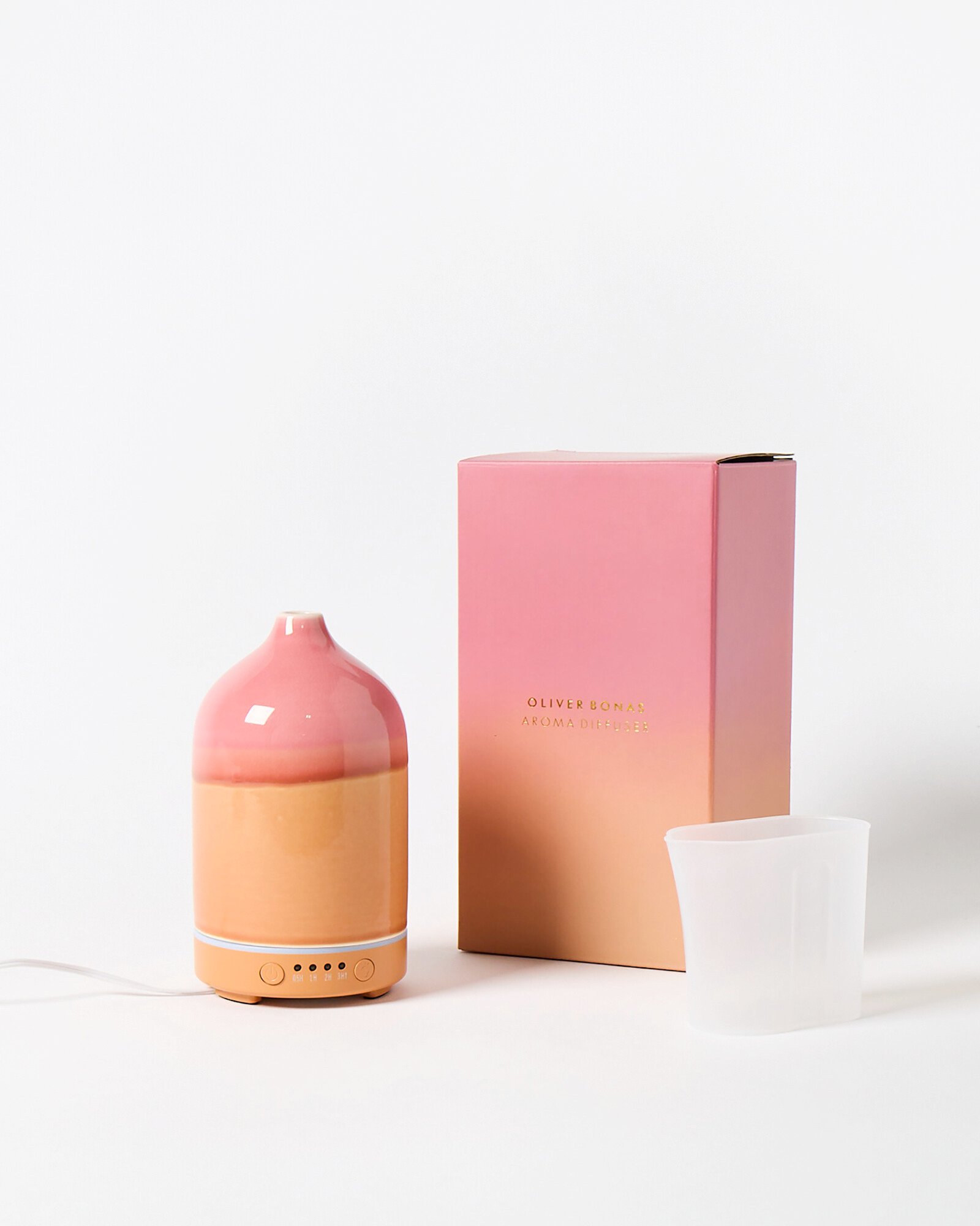 Ceramic Pink Ombre Essential Oil Electric Aroma Diffuser | Oliver Bonas