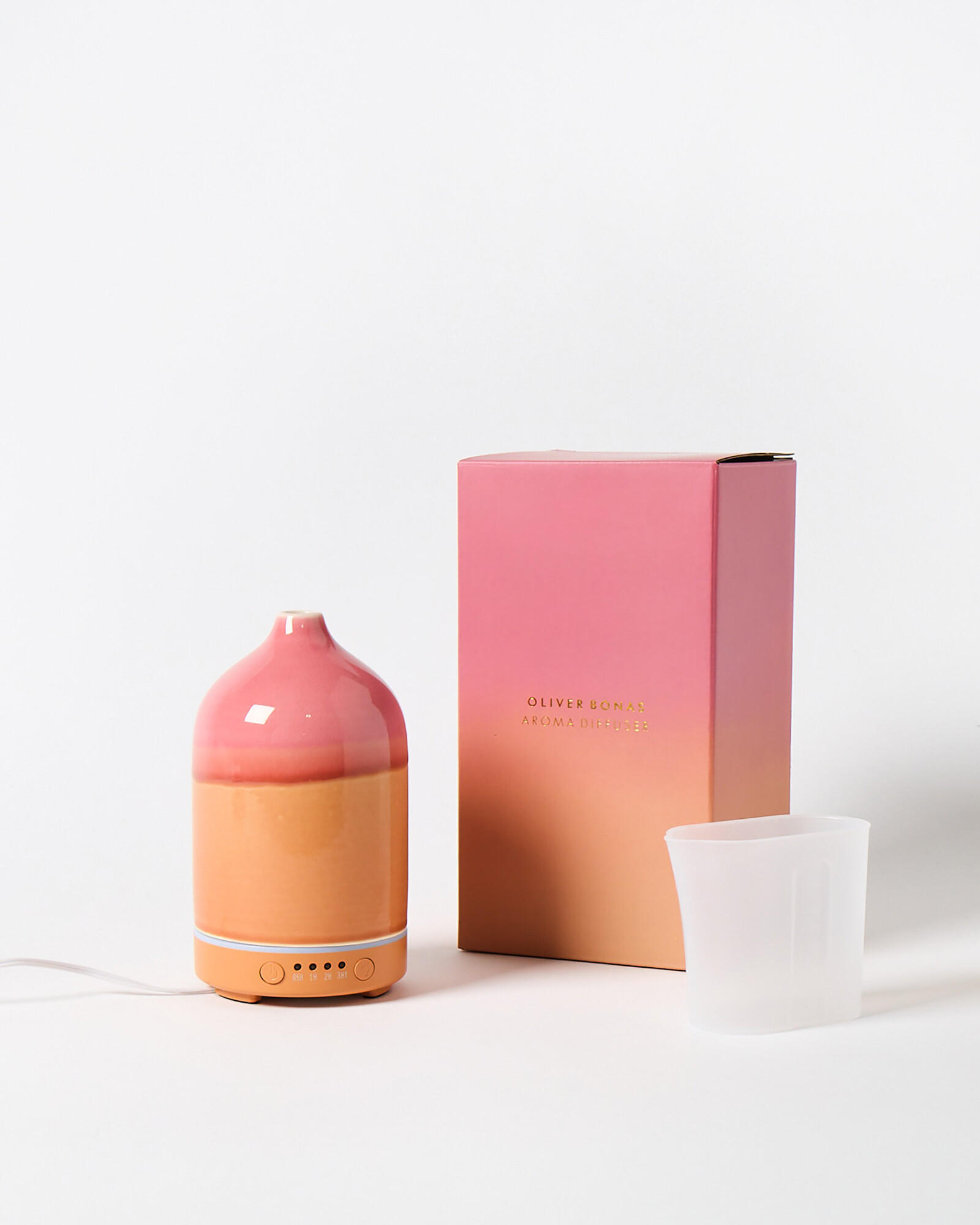 Ceramic Pink Ombre Essential Oil Electric Aroma Diffuser | Oliver Bonas