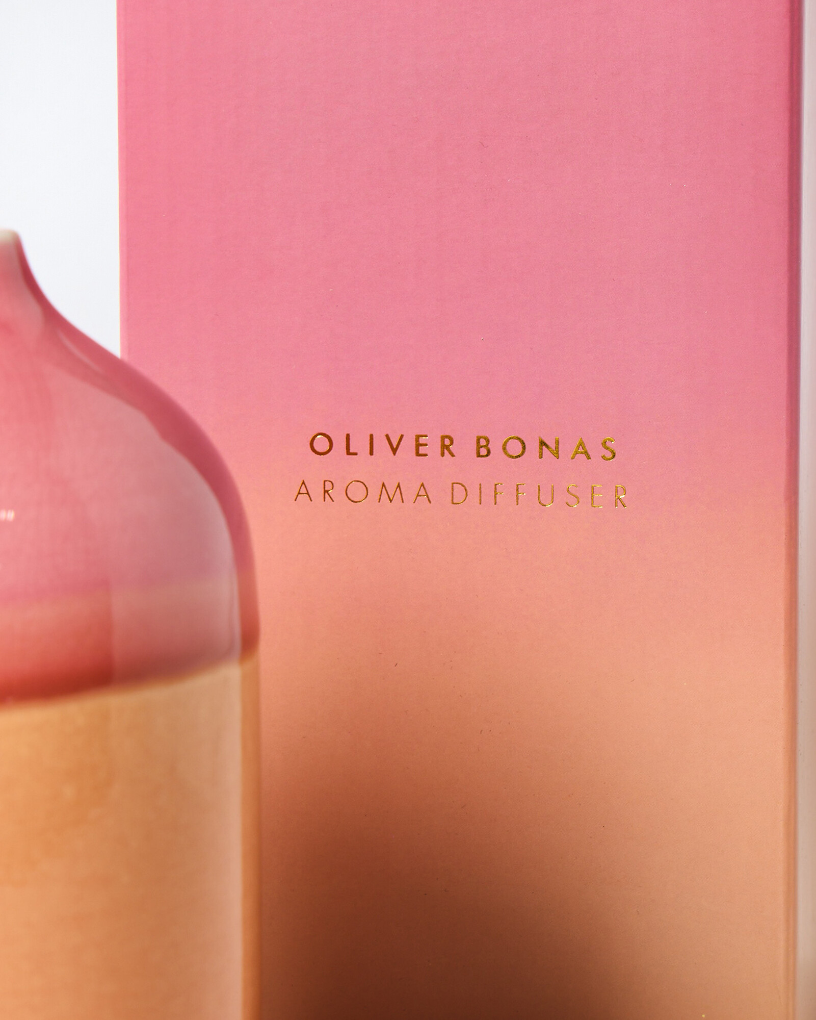 Ceramic Pink Ombre Essential Oil Electric Aroma Diffuser | Oliver Bonas