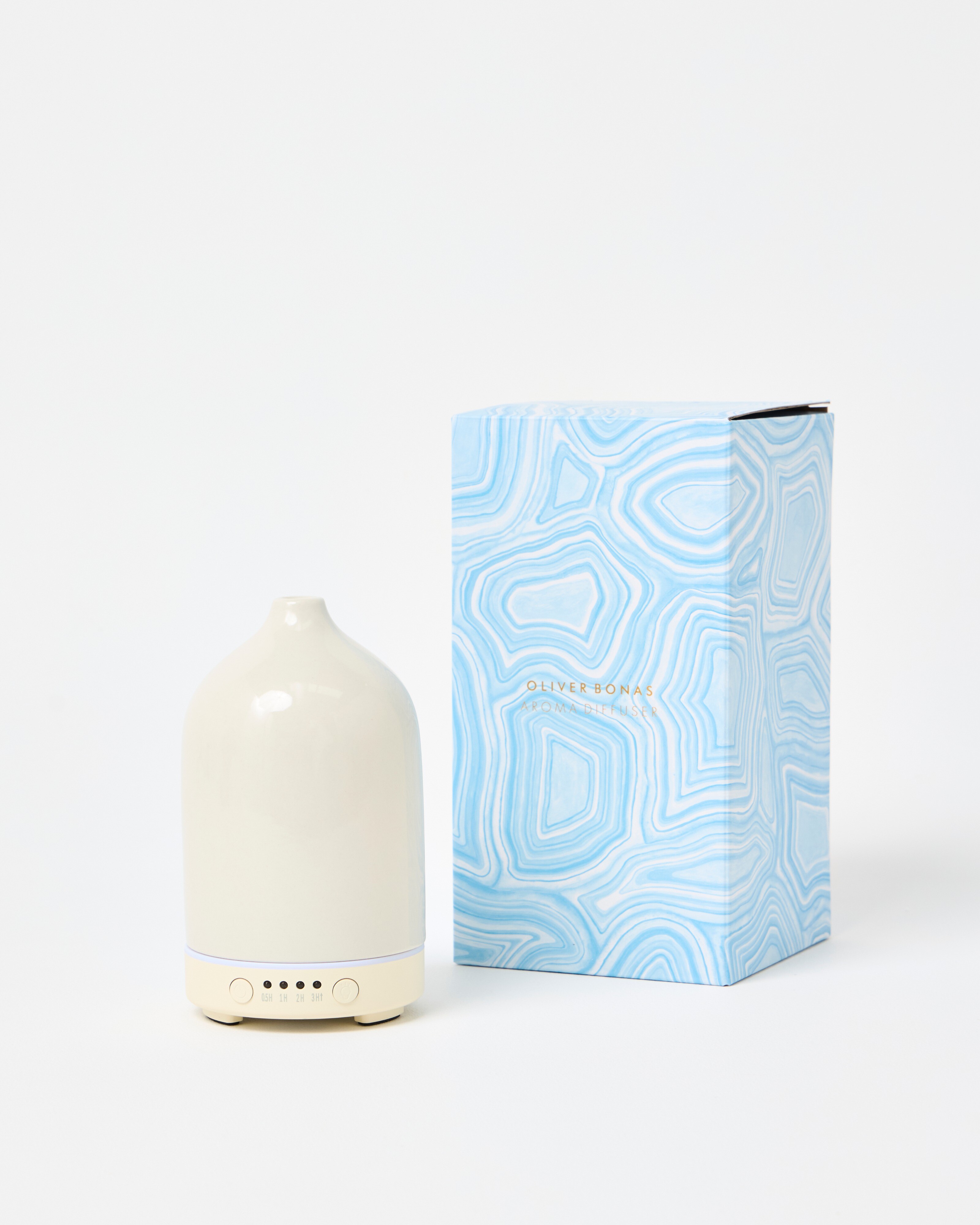 Ceramic Cream Essential Oil Electric Aroma Diffuser | Oliver Bonas