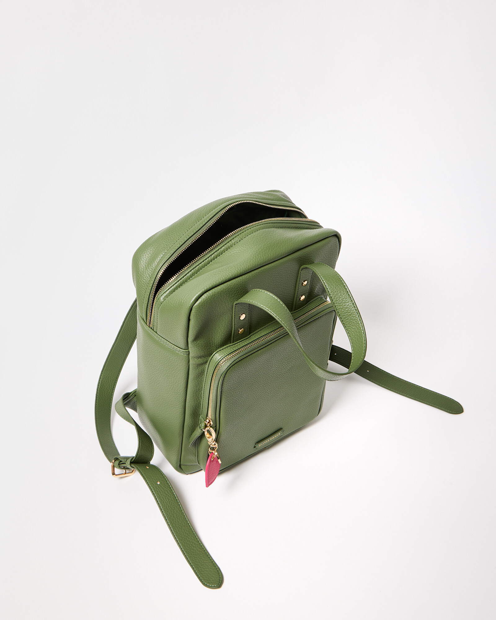 Mami Green Laptop Backpack | Oliver Bonas