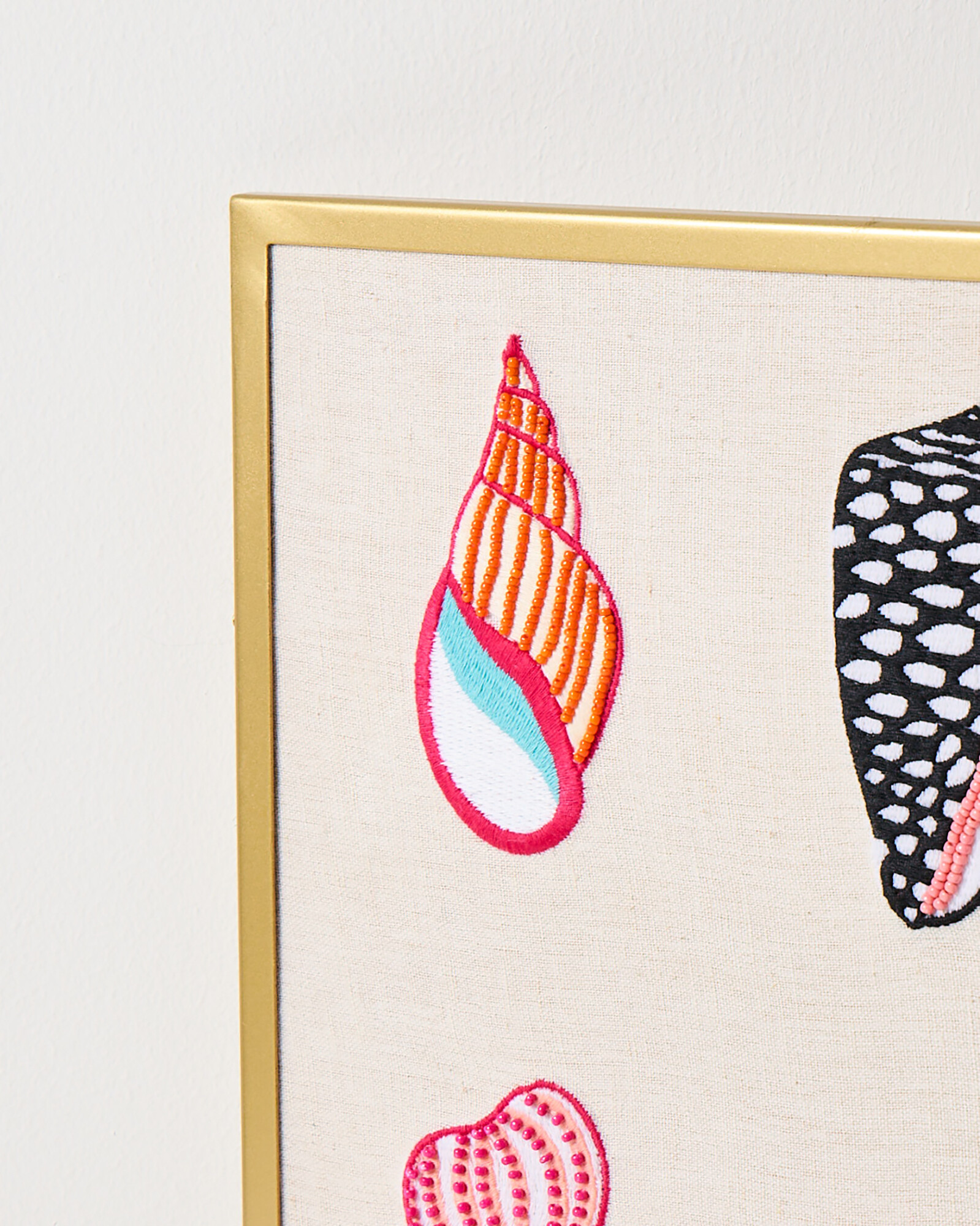 Beaded Shells Framed Wall Art | Oliver Bonas