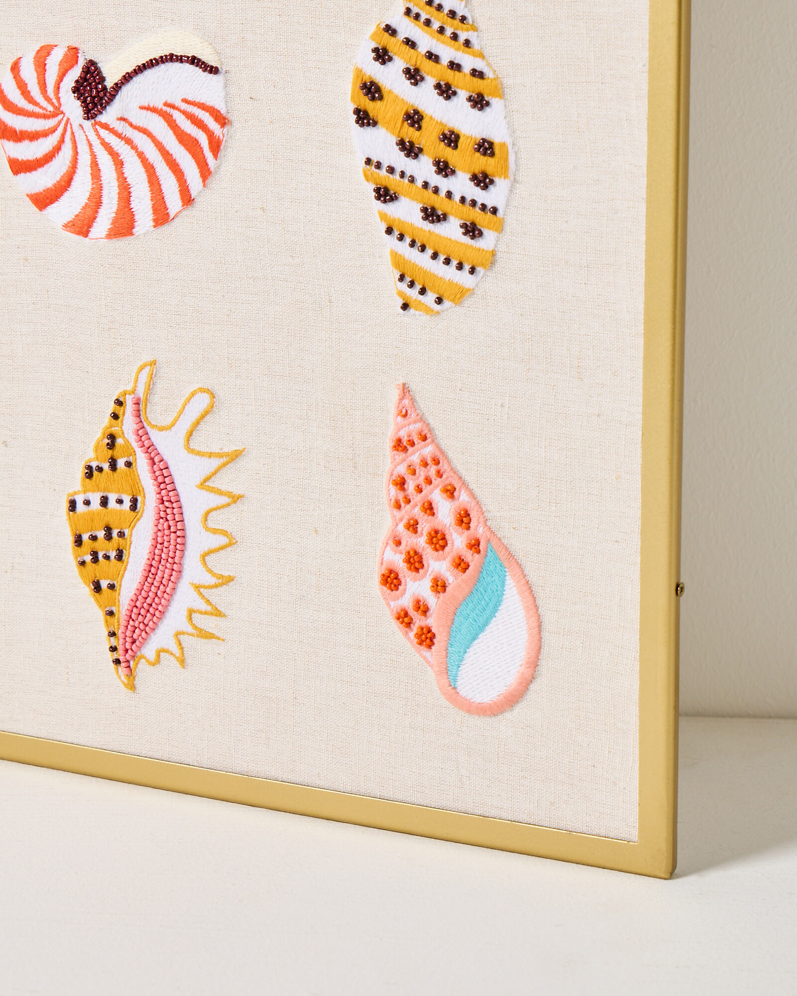 Beaded Shells Framed Wall Art | Oliver Bonas