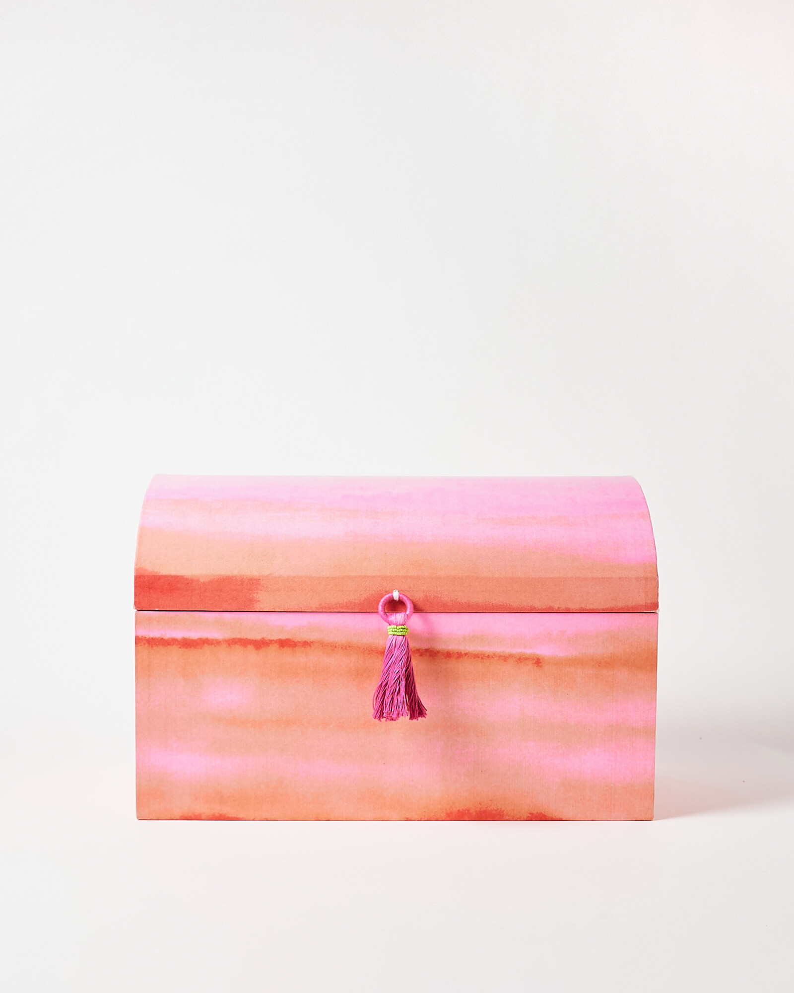 Tortue Pink Ombre Arched Storage Box | Oliver Bonas
