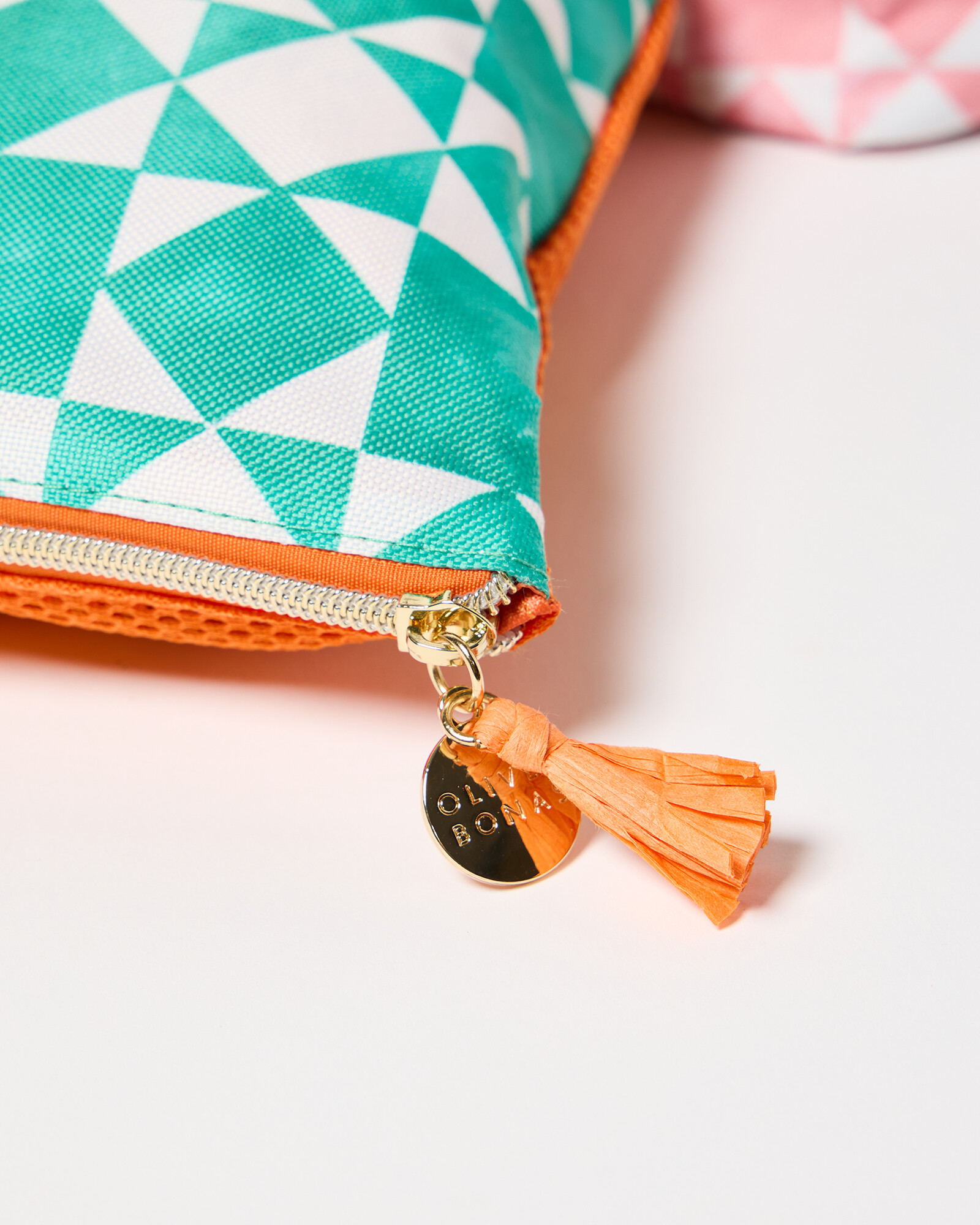 Geometric Fabric Packing Cubes Set of Three | Oliver Bonas