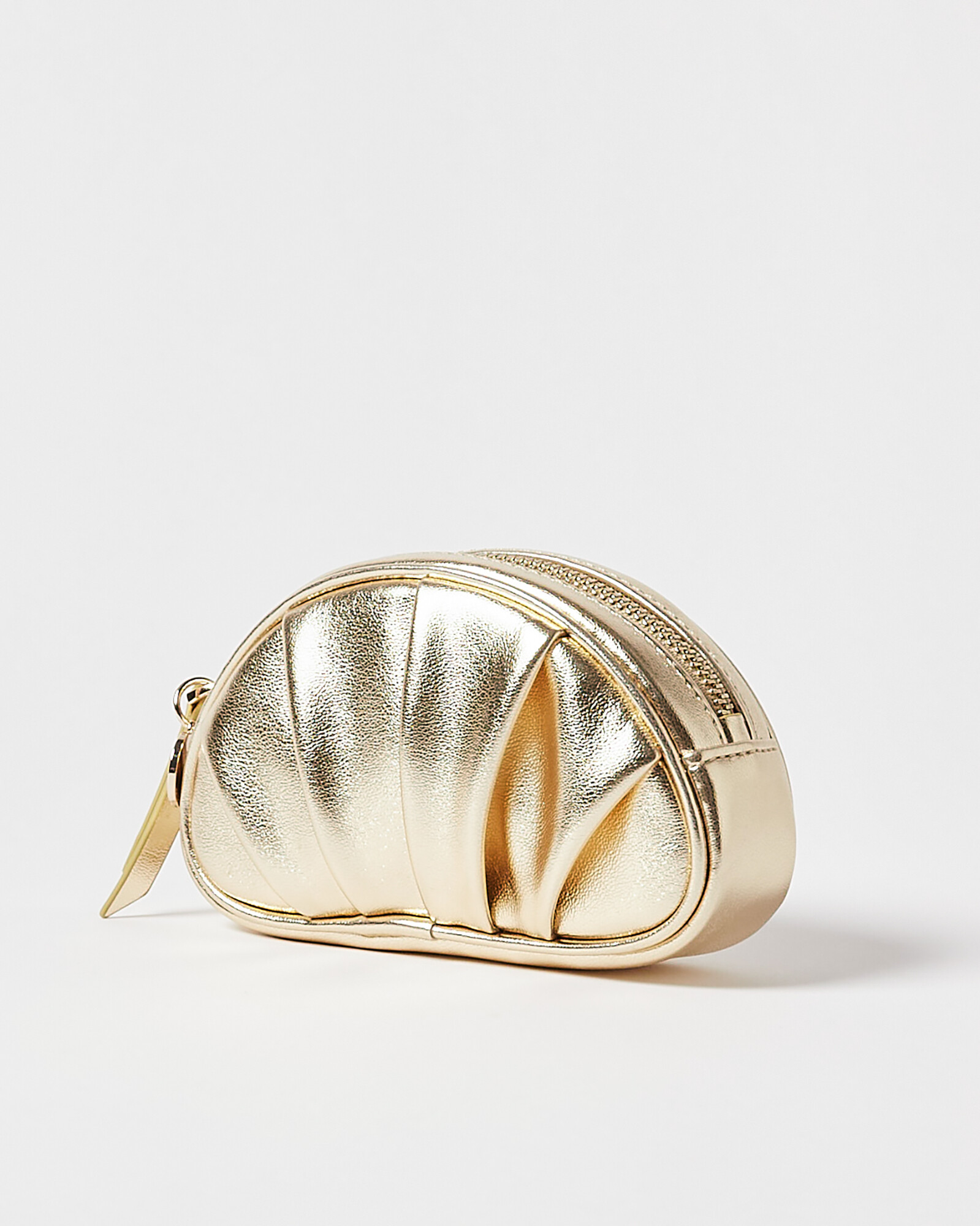 Pleated Croissant Zipped Pouches | Oliver Bonas