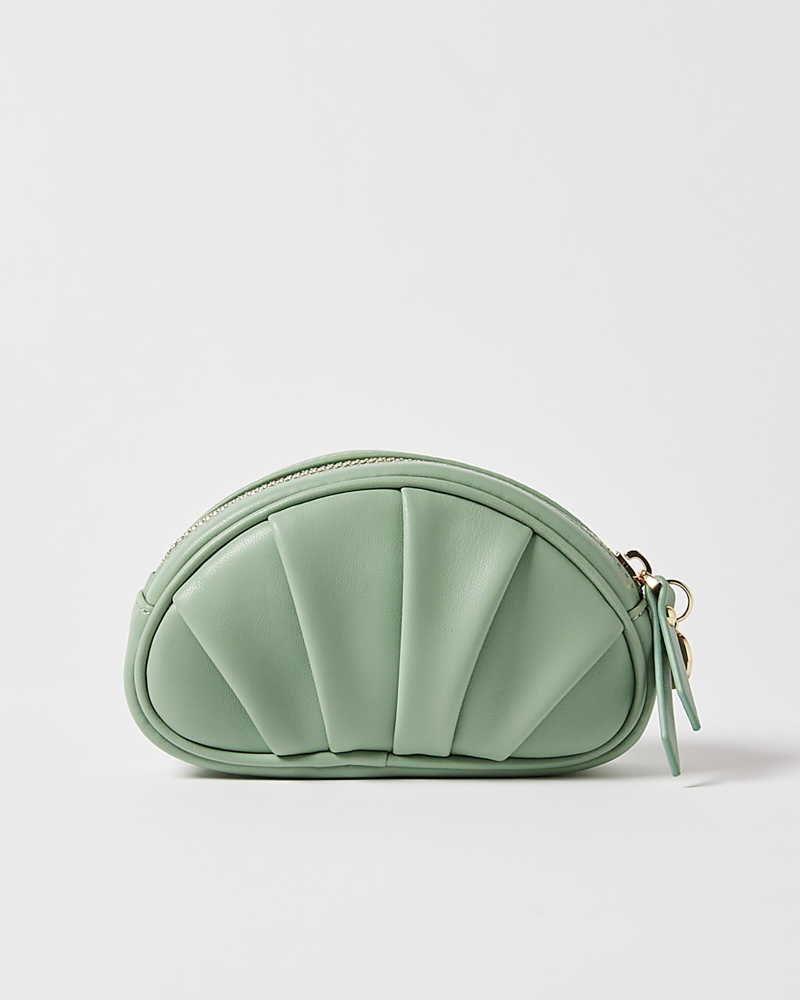 Pleated Croissant Zipped Pouches | Oliver Bonas