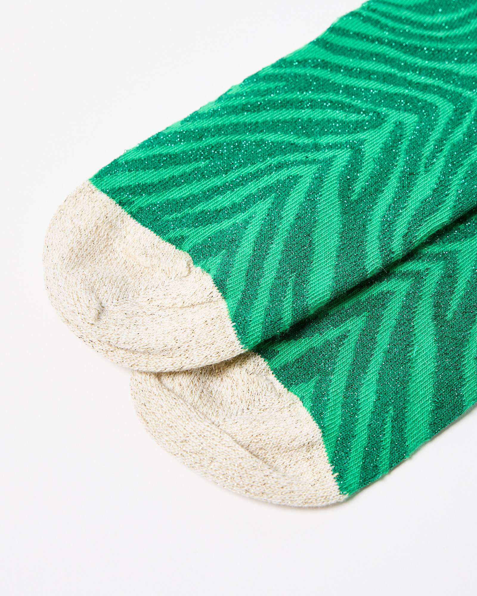 Green Zebra Alphabet Initial Ankle Socks | Oliver Bonas