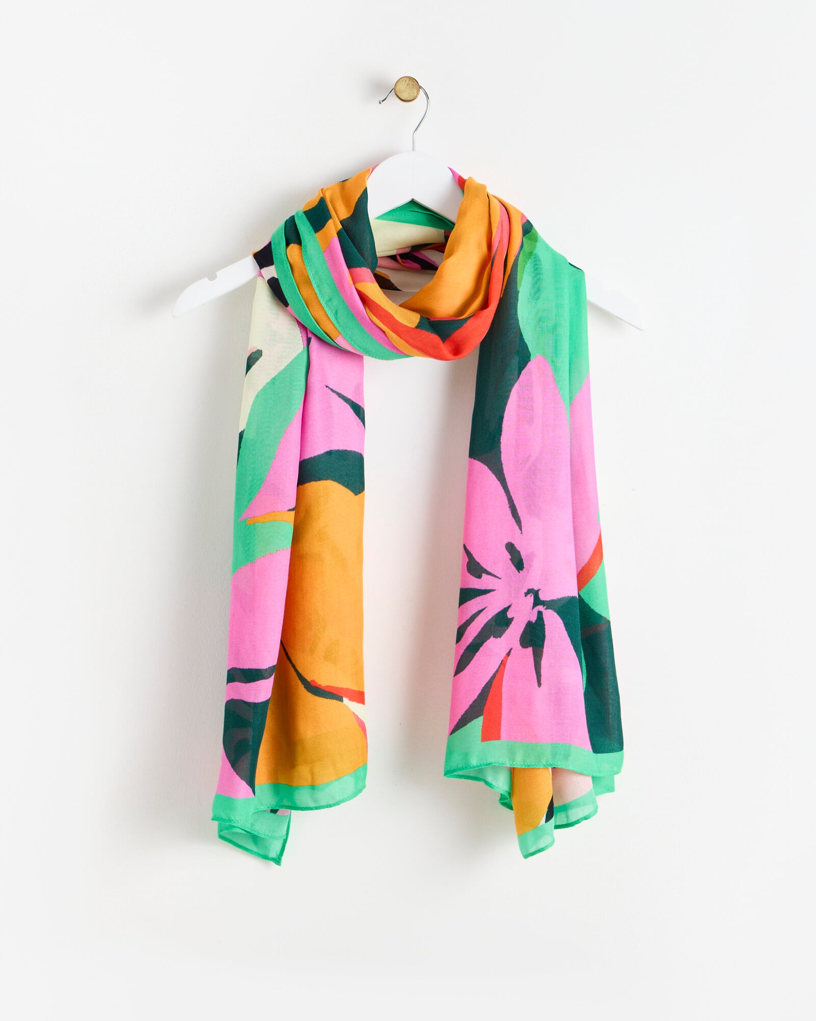 Jungle Joy Animal Print Lightweight Scarf | Oliver Bonas