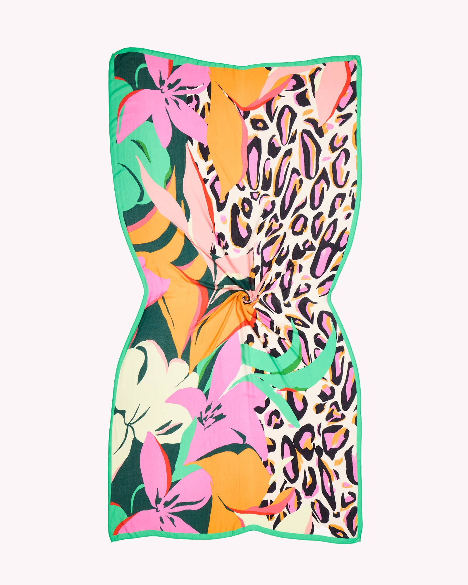 Jungle Joy Animal Print Lightweight Scarf | Oliver Bonas