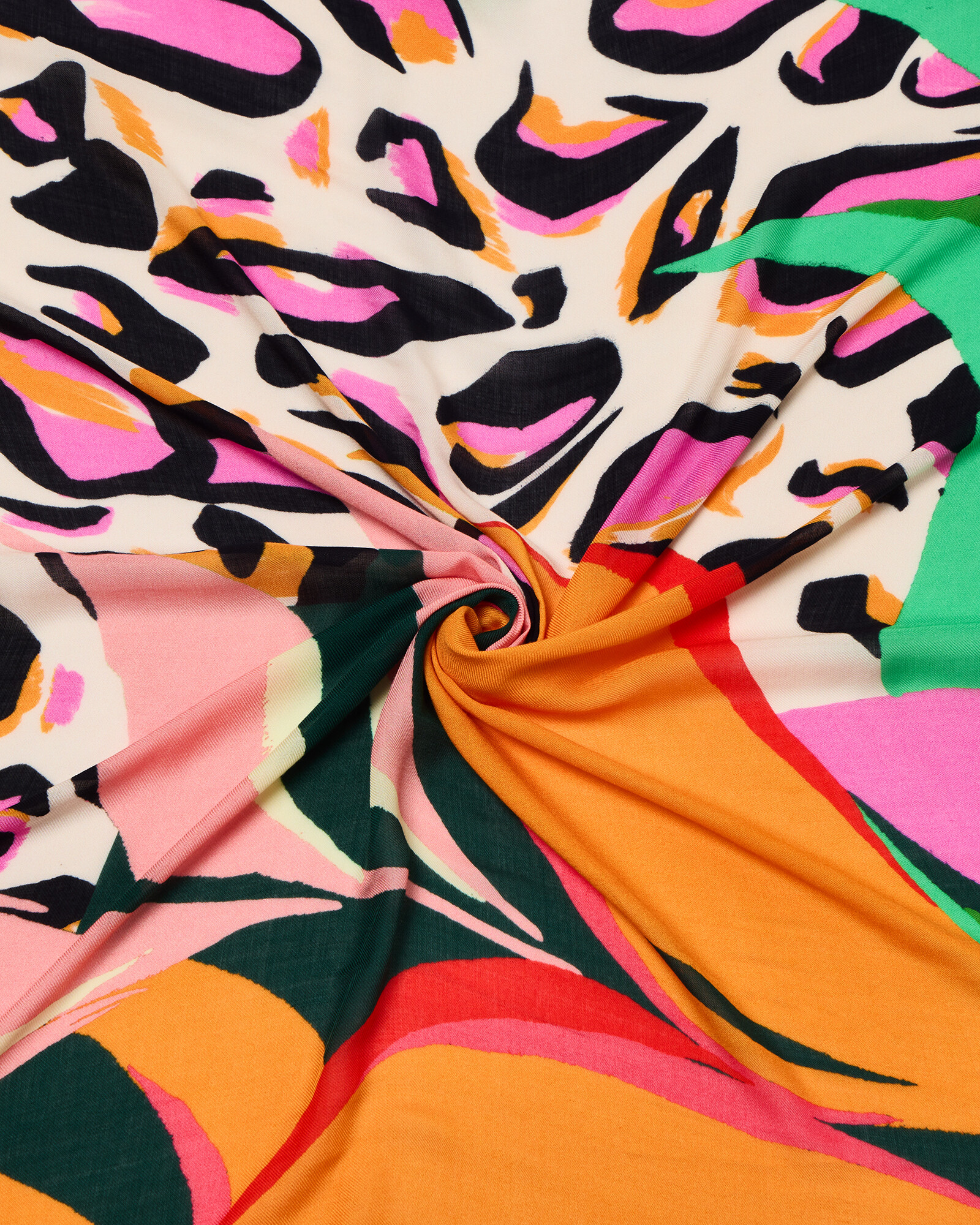 Jungle Joy Animal Print Lightweight Scarf | Oliver Bonas