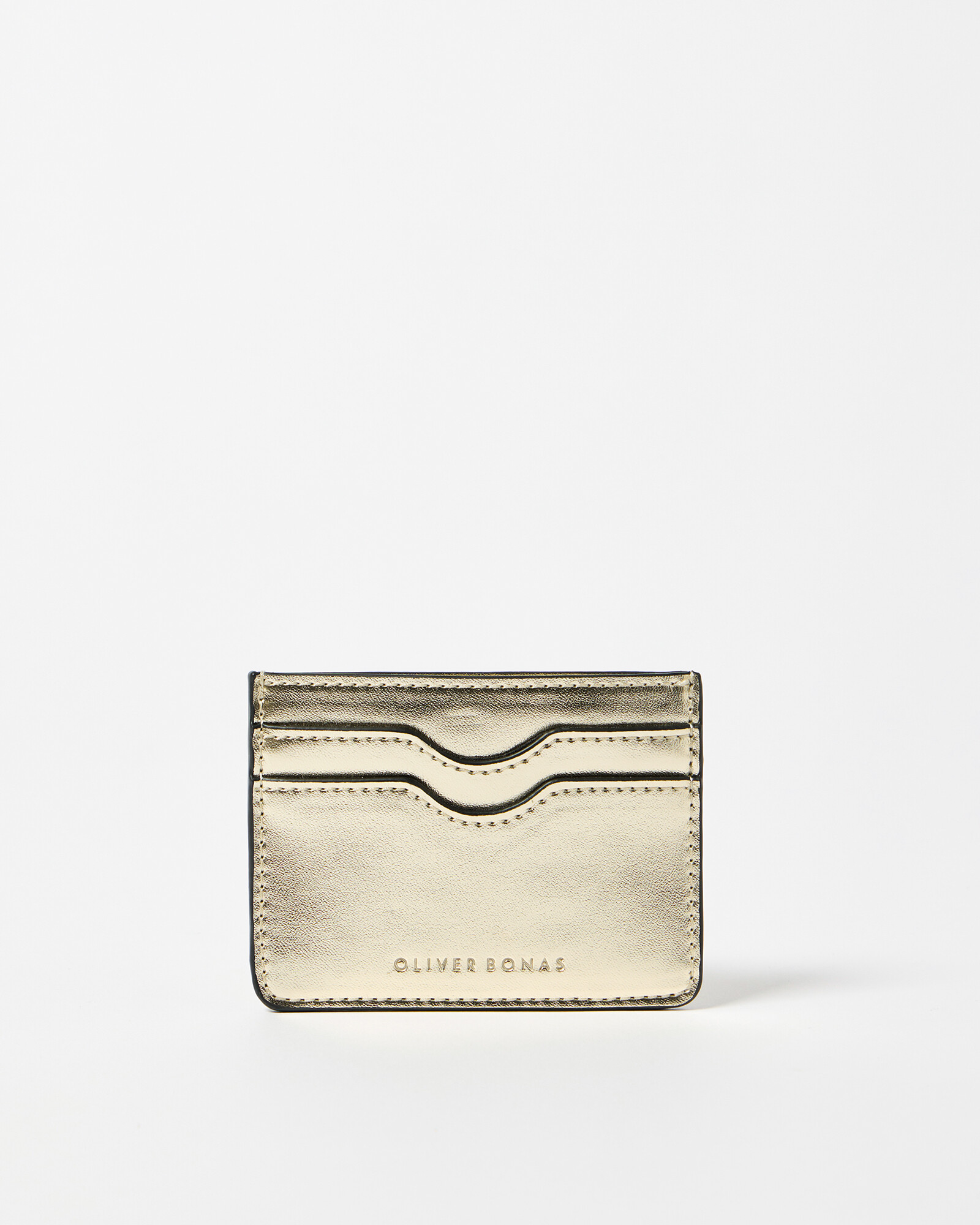 Gold Metallic Edge Card Holder | Oliver Bonas