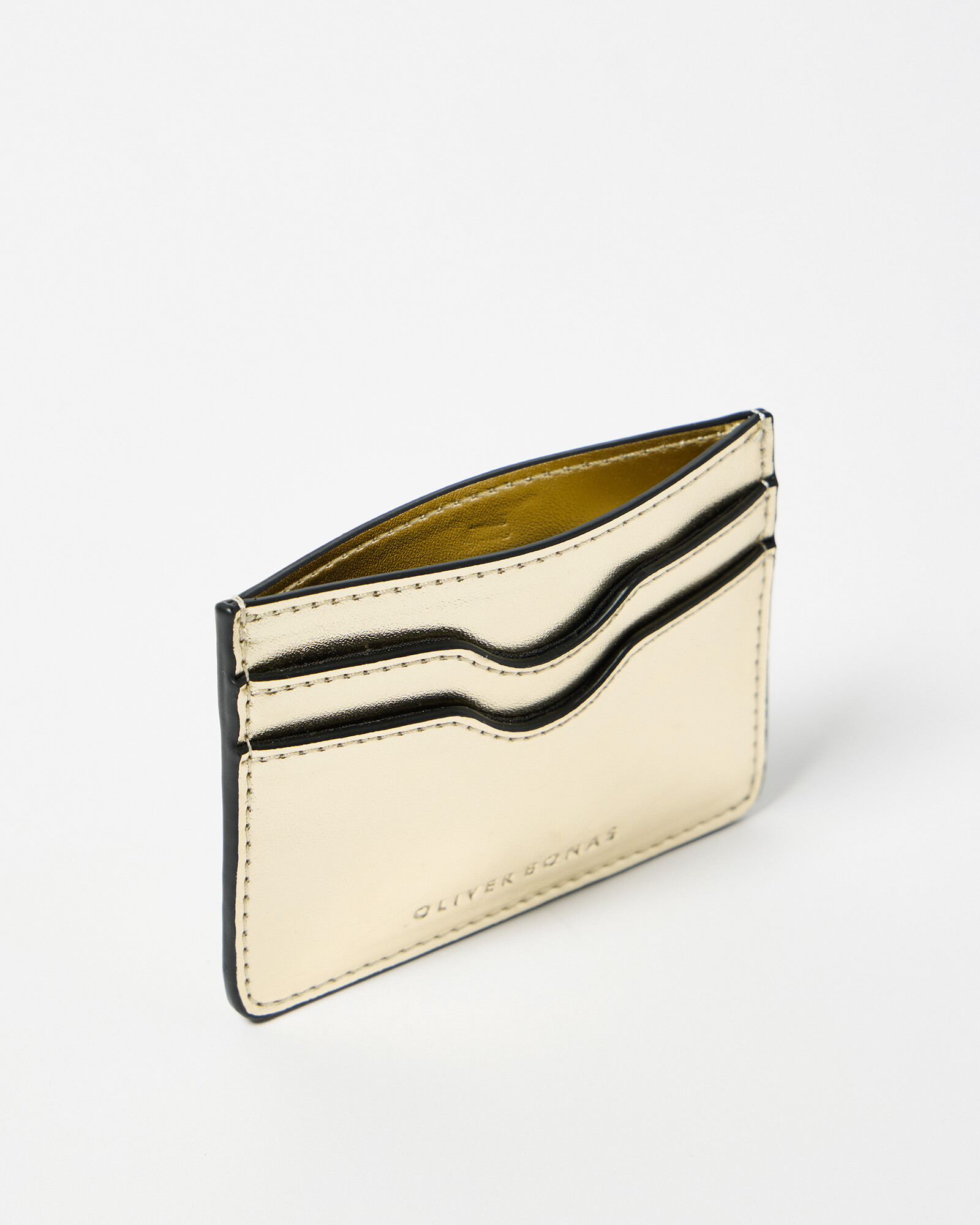Gold Metallic Edge Card Holder | Oliver Bonas