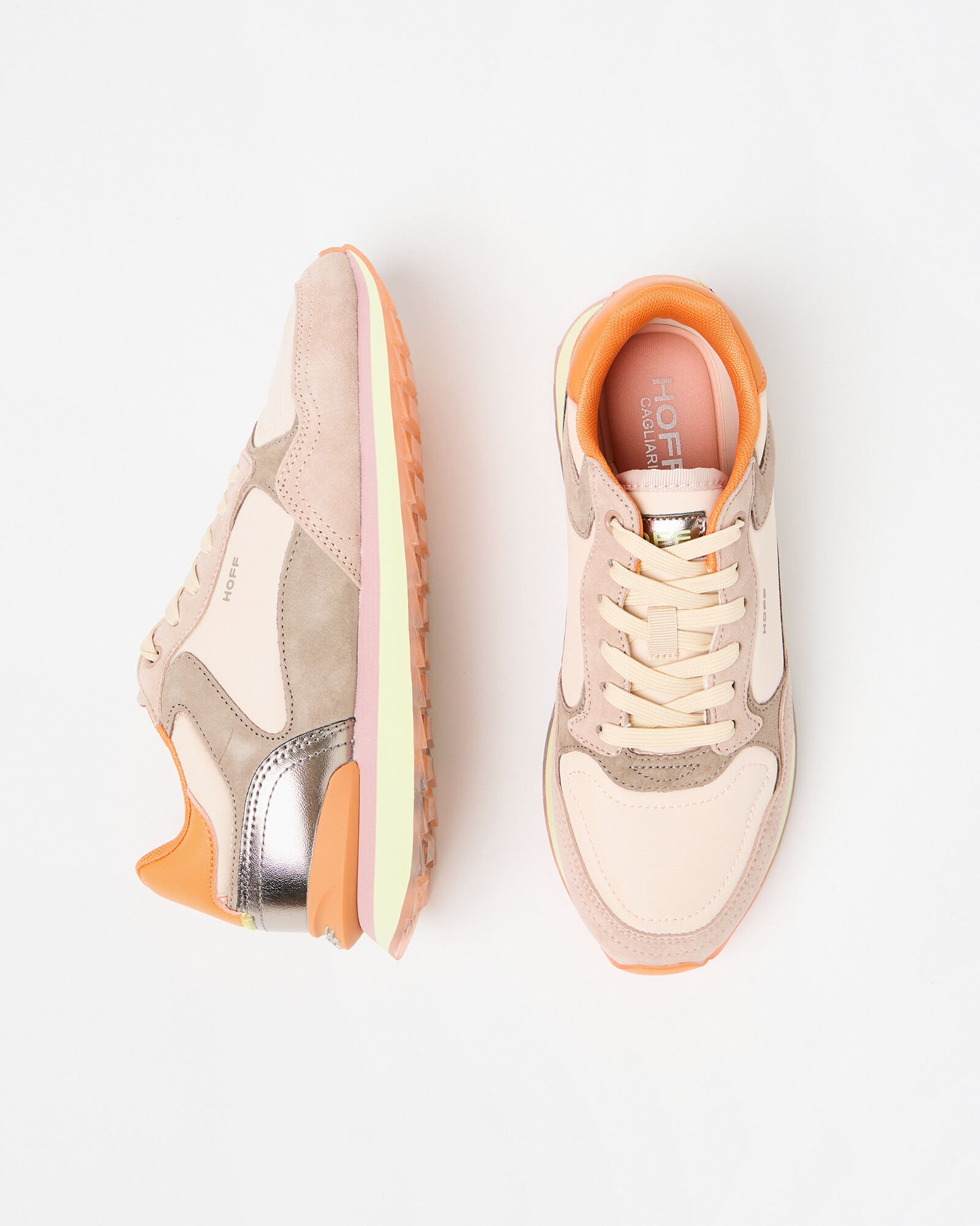 HOFF City Cagliari Brown Leather Trainers | Oliver Bonas