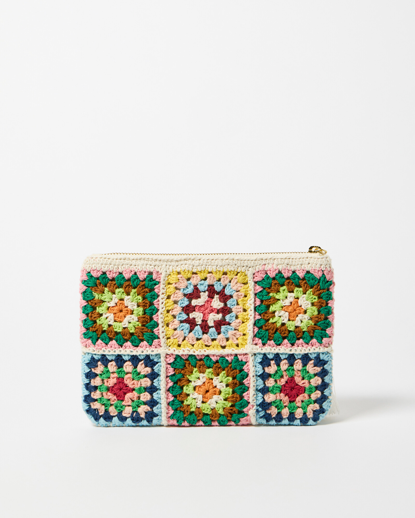 Mara Square Crochet Pouch | Oliver Bonas