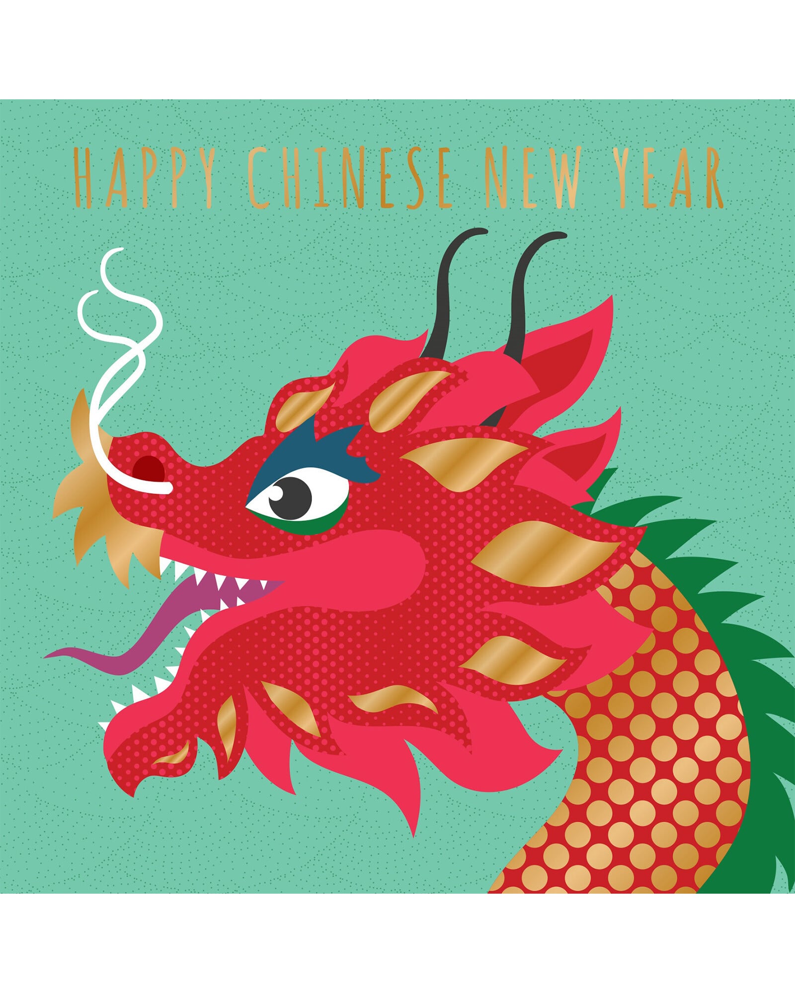 Dragon Chinese New Year Card | Oliver Bonas