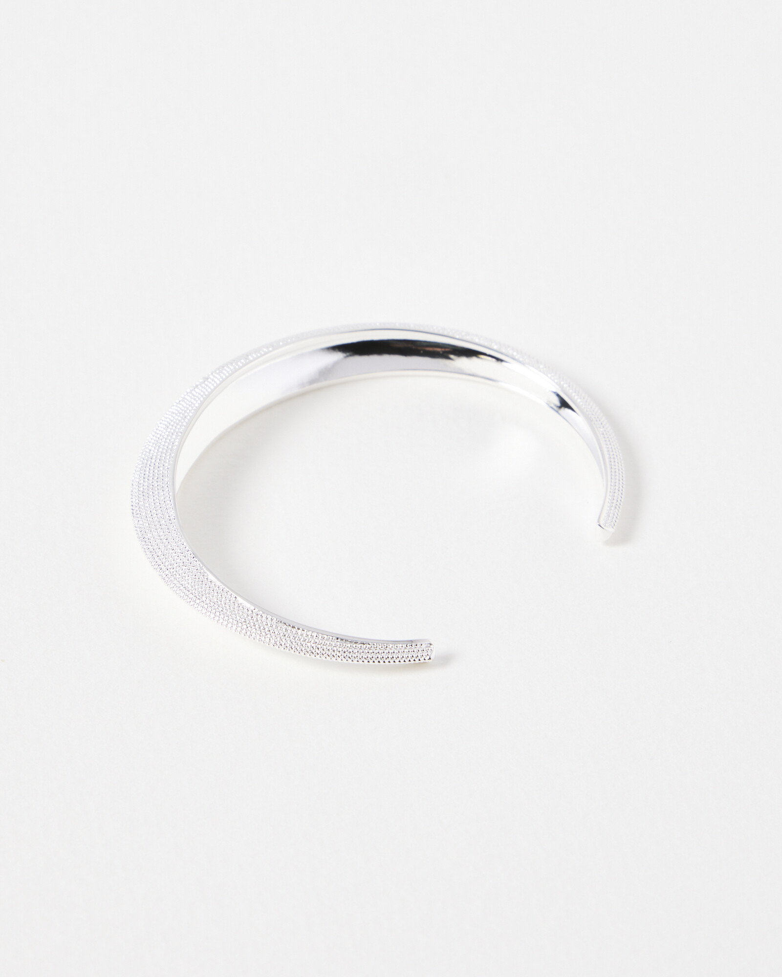 Hazel Textured Domed Bangle | Oliver Bonas