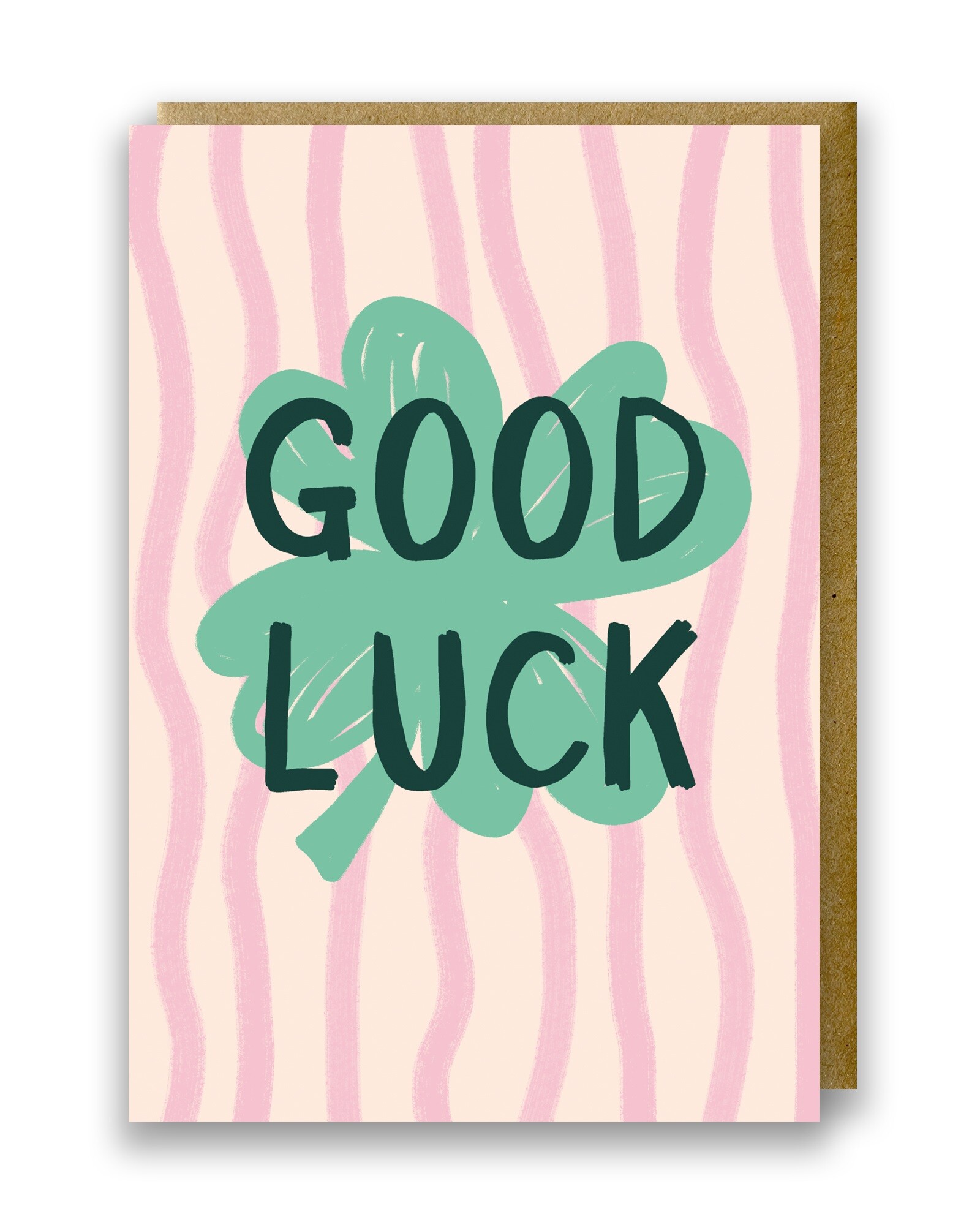 Good Luck Clover Card | Oliver Bonas