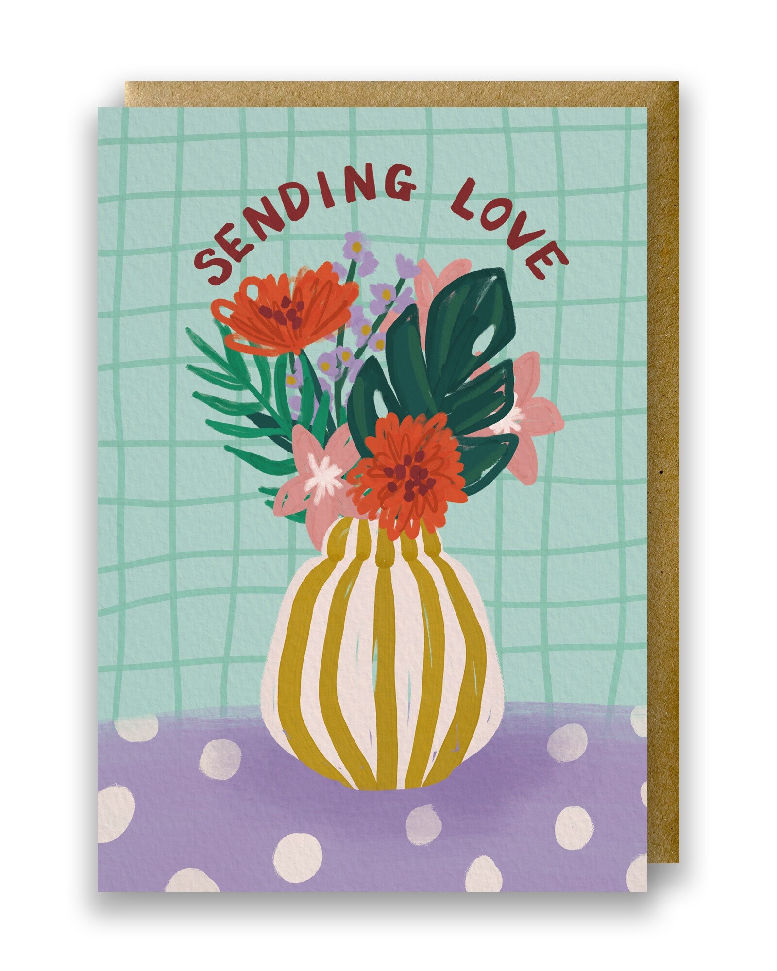 Sending Love Flowers Card | Oliver Bonas