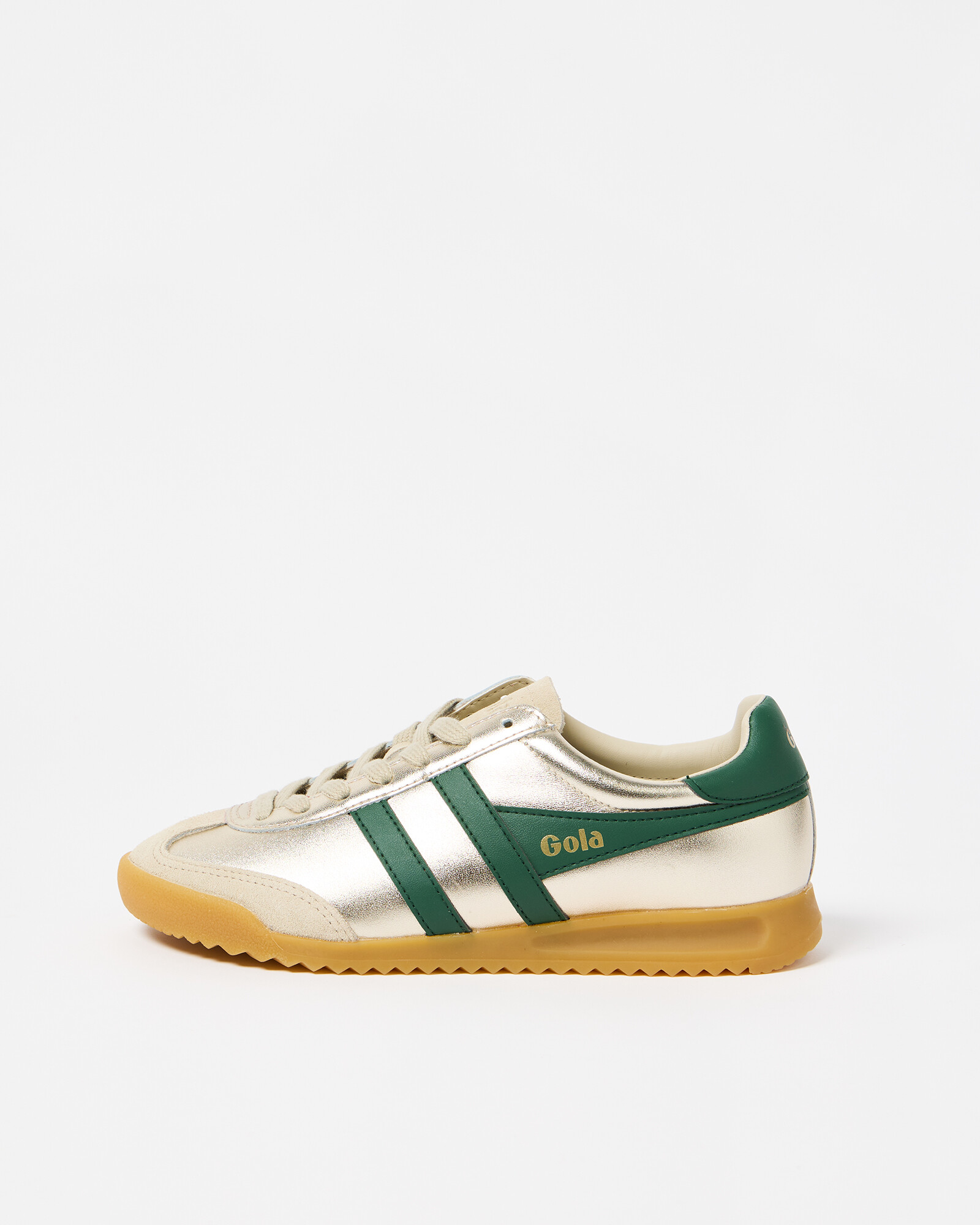 Gola Torpedo Glimmer Gold Trainers | Oliver Bonas