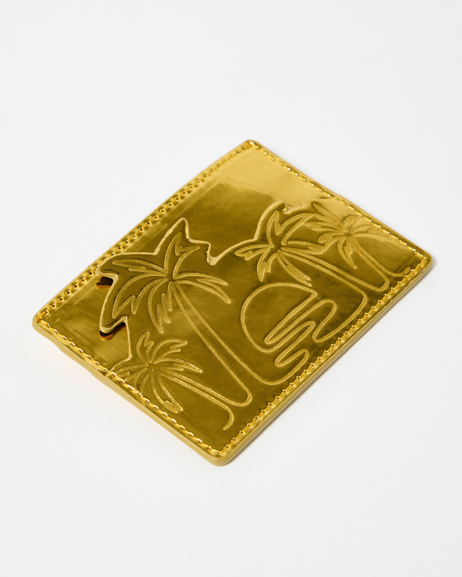 Wish You Were Here Gold Card Holder | Oliver Bonas