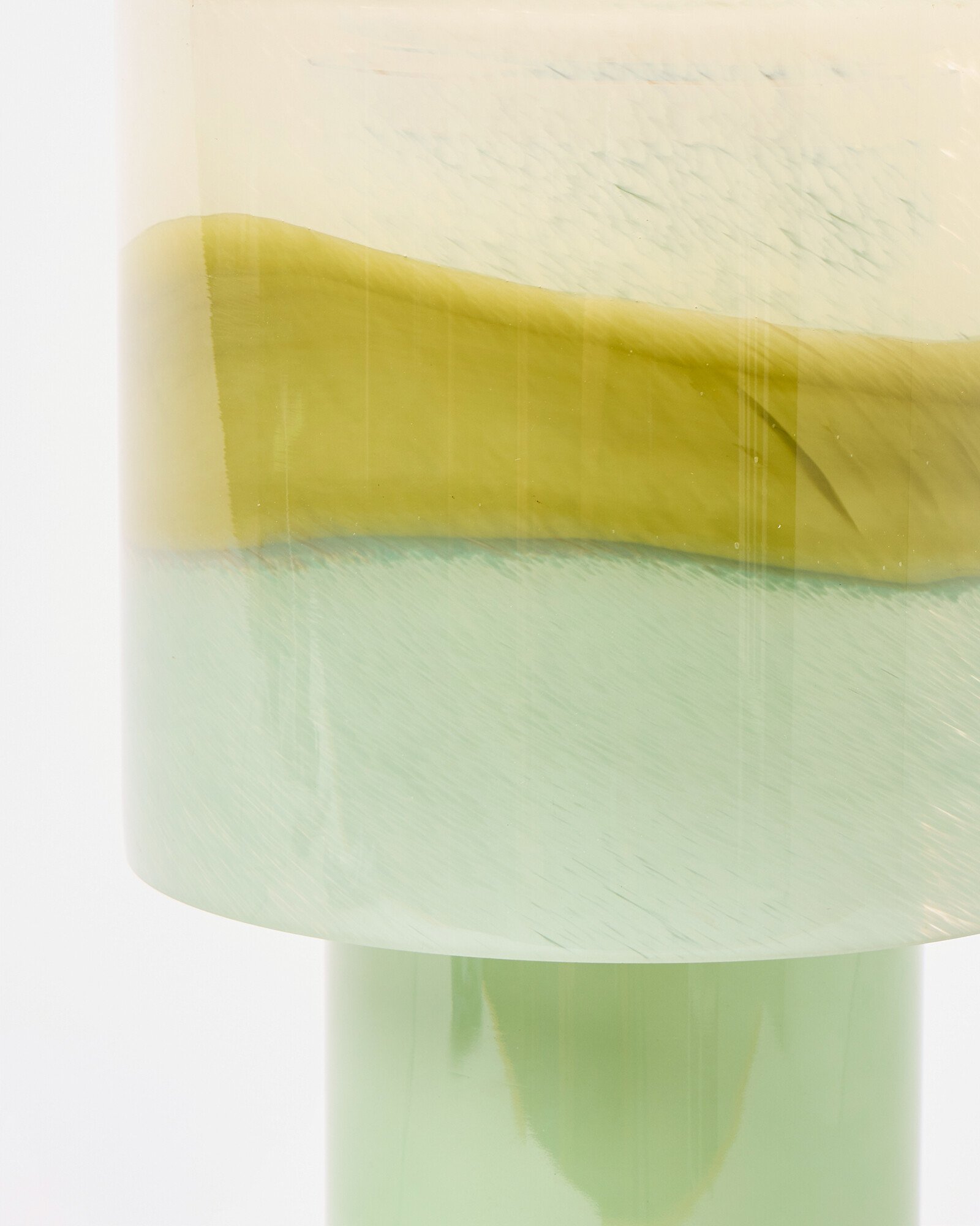 Avira Green Glass Desk & Table Lamp | Oliver Bonas