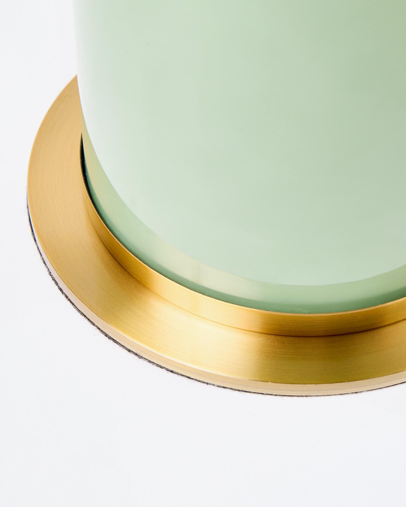 Avira Green Glass Desk & Table Lamp | Oliver Bonas