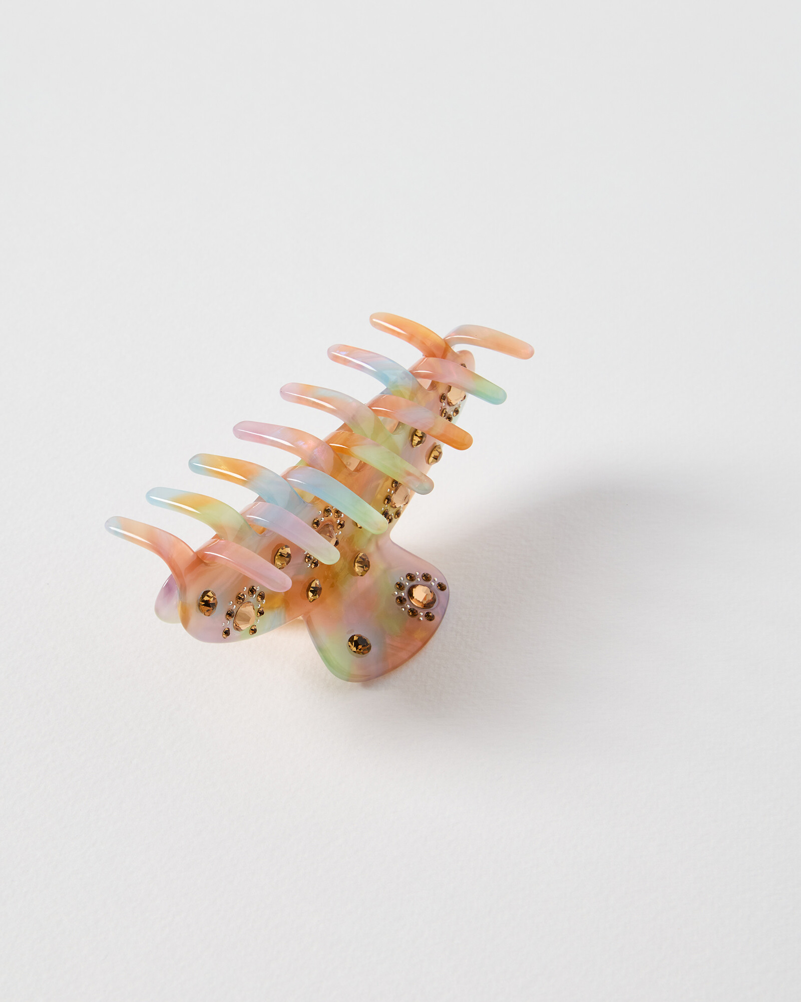 Brittany Embellished Pink Hair Claw Clip | Oliver Bonas