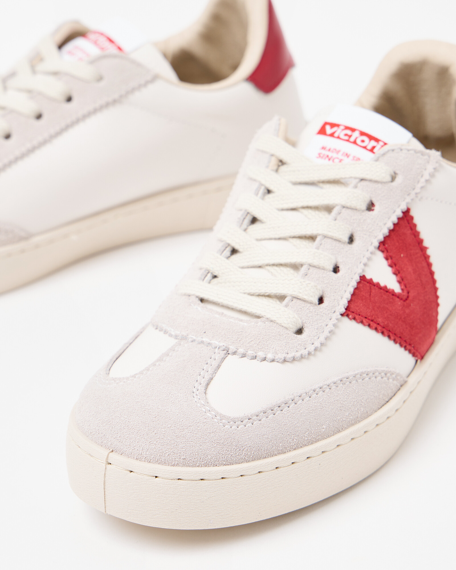 Victoria Berlin Red & White Trainers | Oliver Bonas