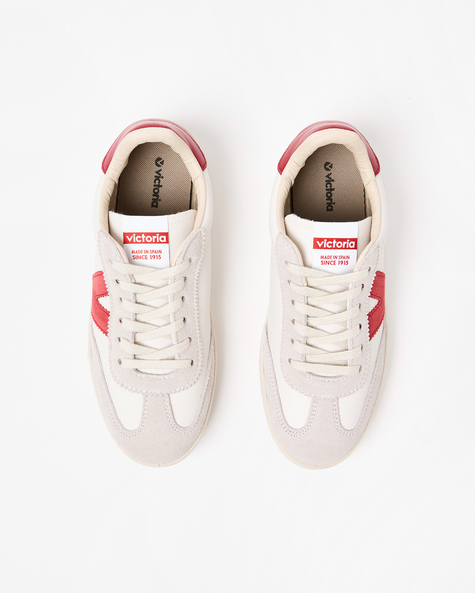 Victoria Berlin Red & White Trainers | Oliver Bonas