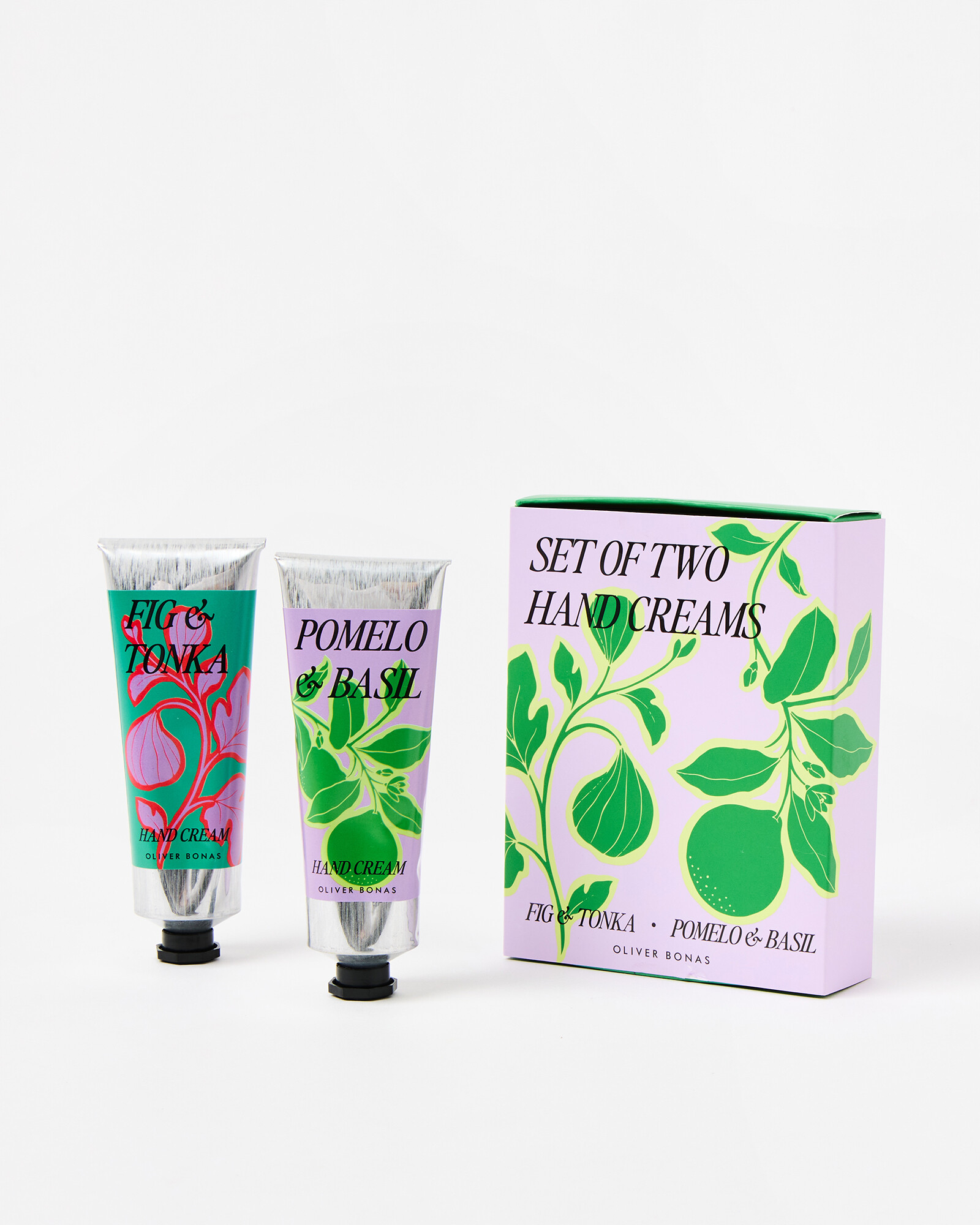 Pomelo & Fig Hand Creams Set of Two | Oliver Bonas