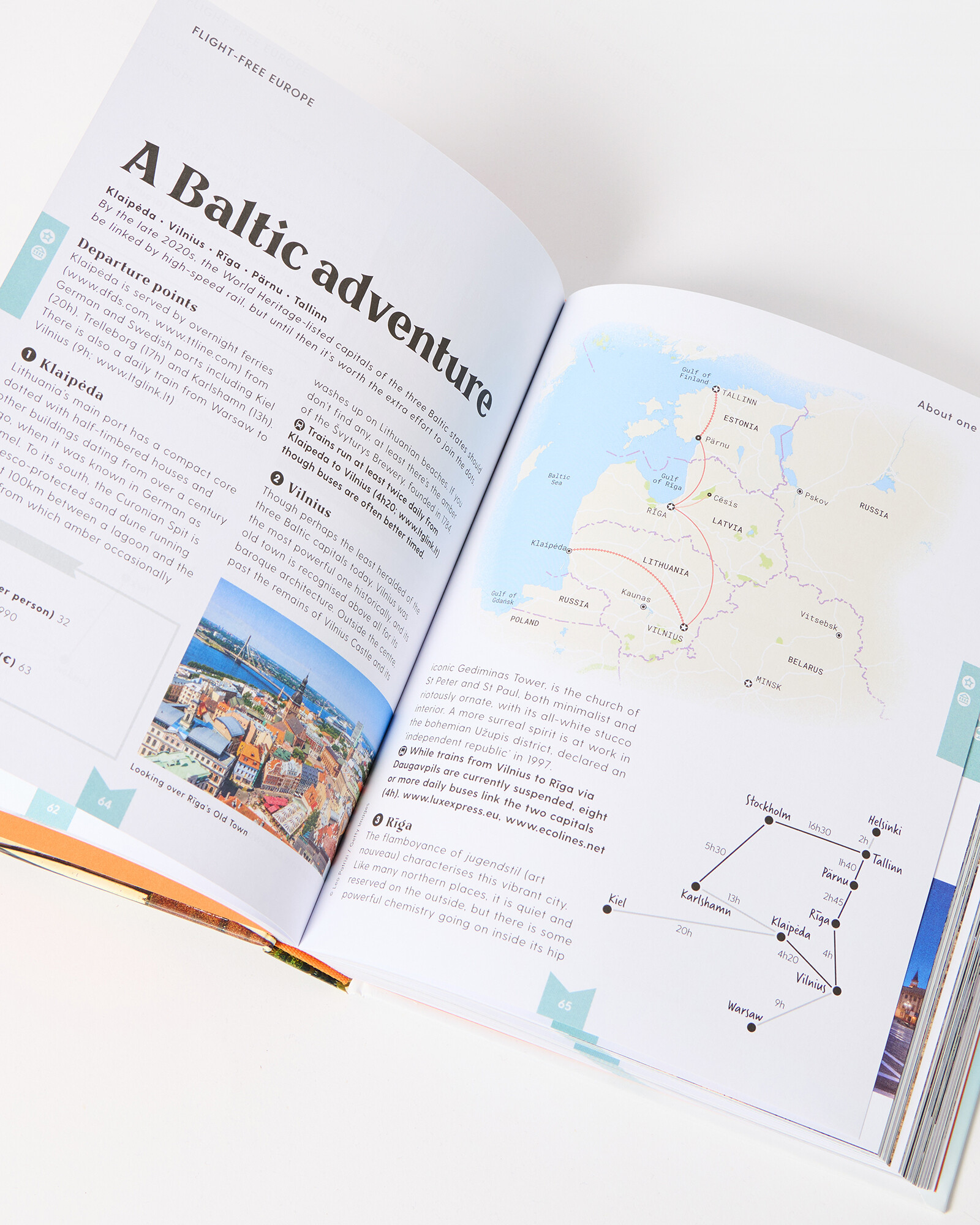 Flight Free Europe Travel Book | Oliver Bonas
