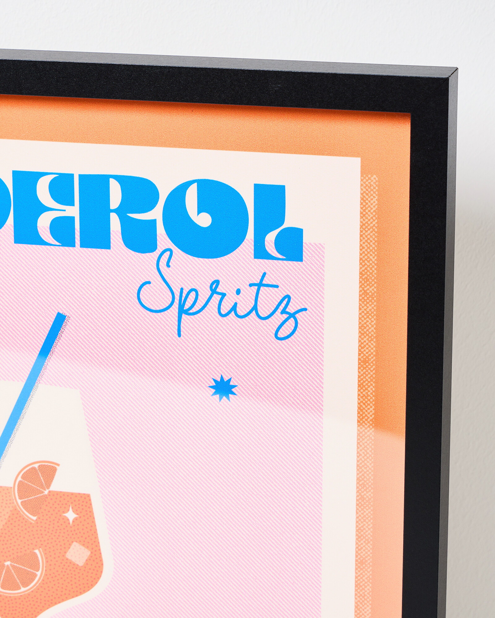 Aperol Spritz Cocktail Framed Wall Art | Oliver Bonas