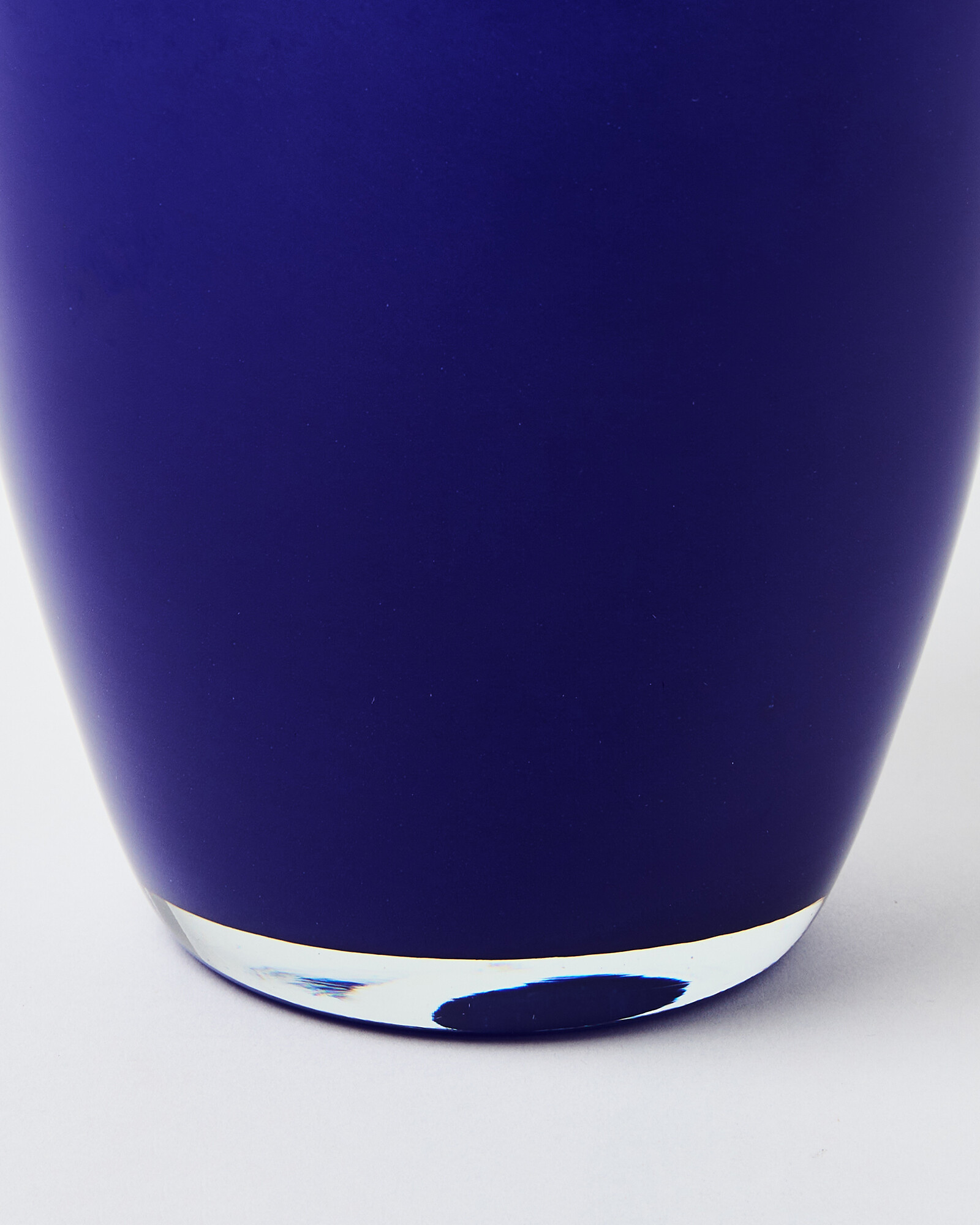 Sibilo Pleated Blue Glass Vase | Oliver Bonas