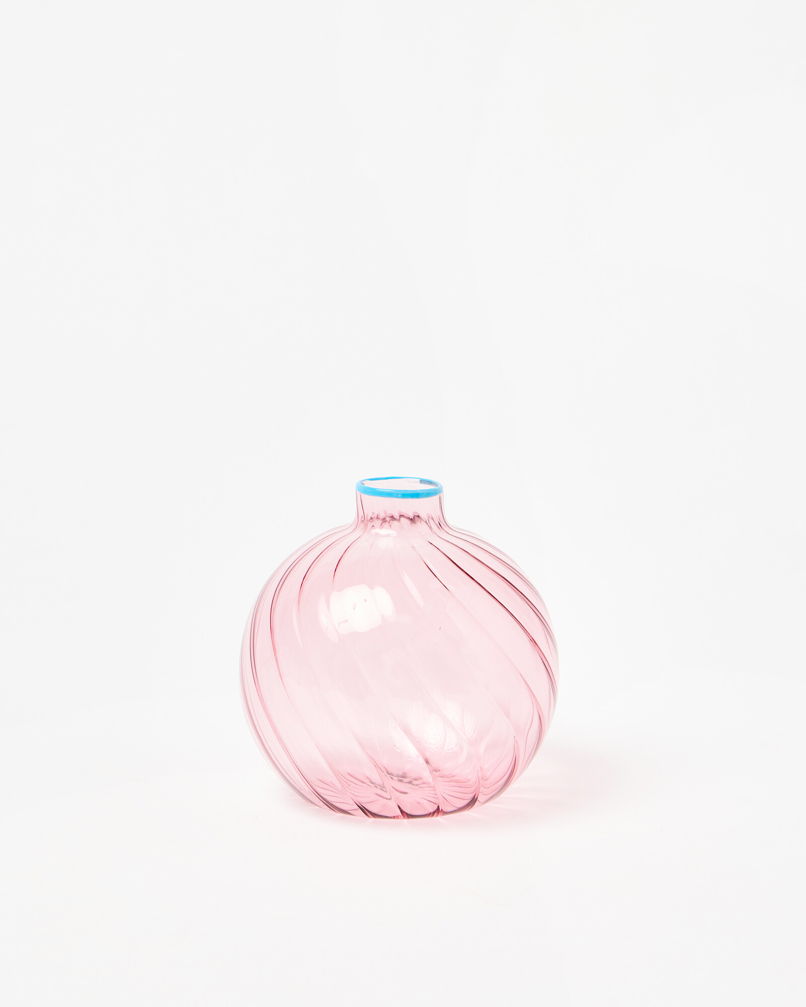 Pink Swirl Glass Diffuser Vase | Oliver Bonas