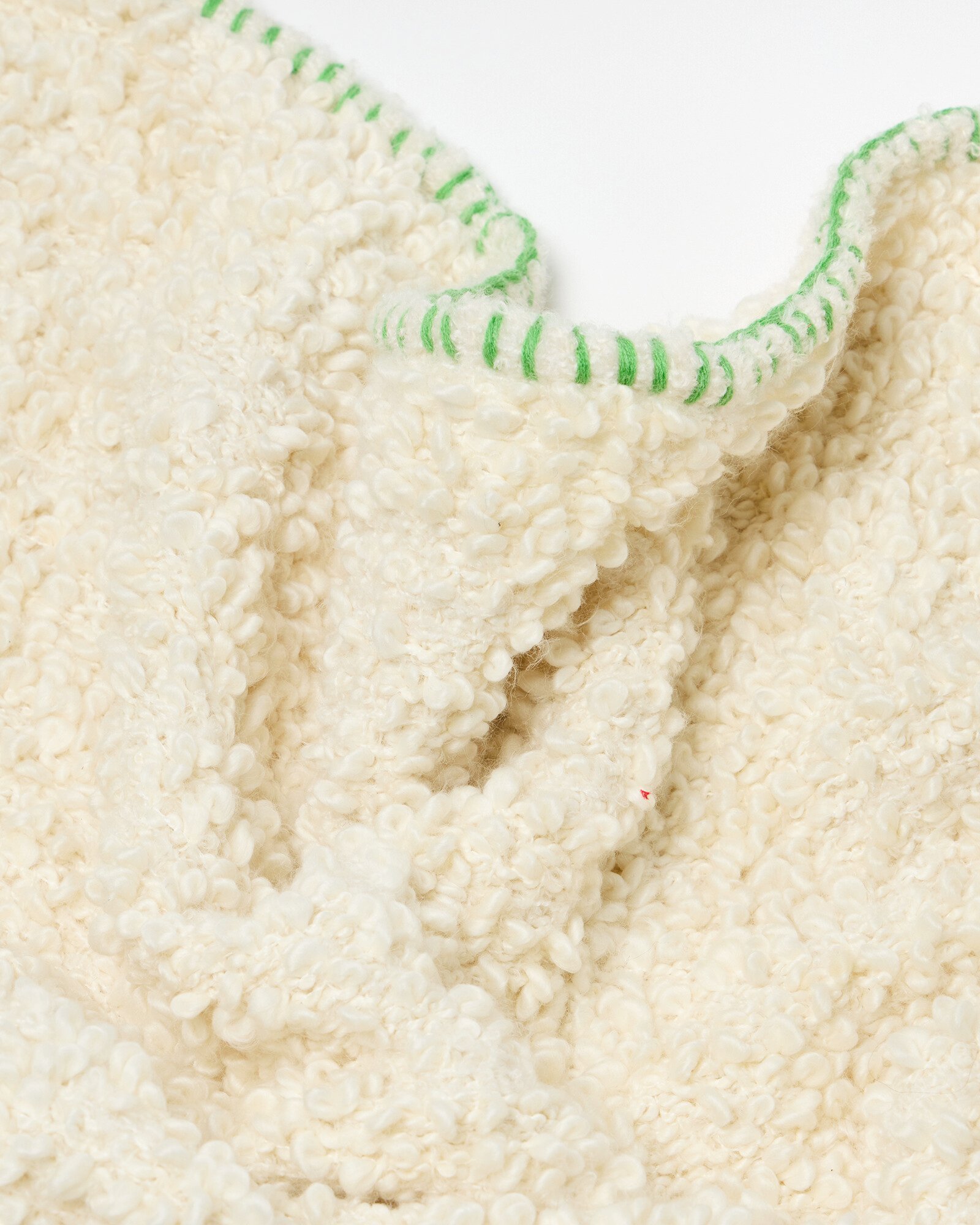 Vivo Cream Boucle Throw | Oliver Bonas