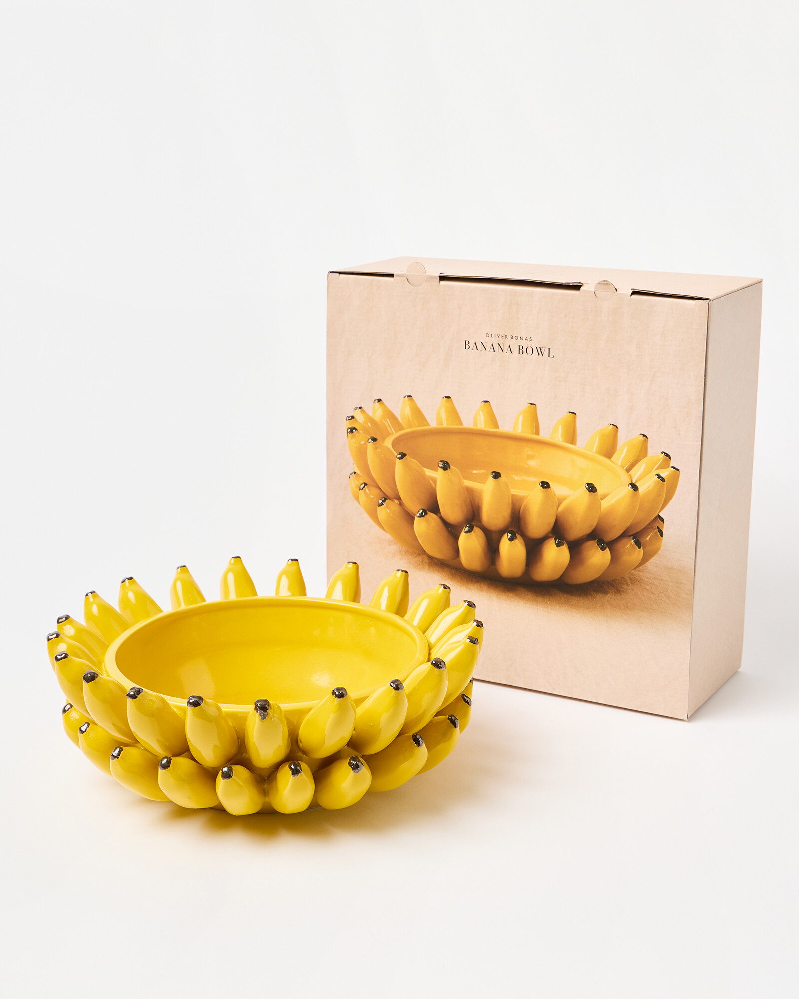 Yellow Ceramic Banana Decorative Bowl | Oliver Bonas