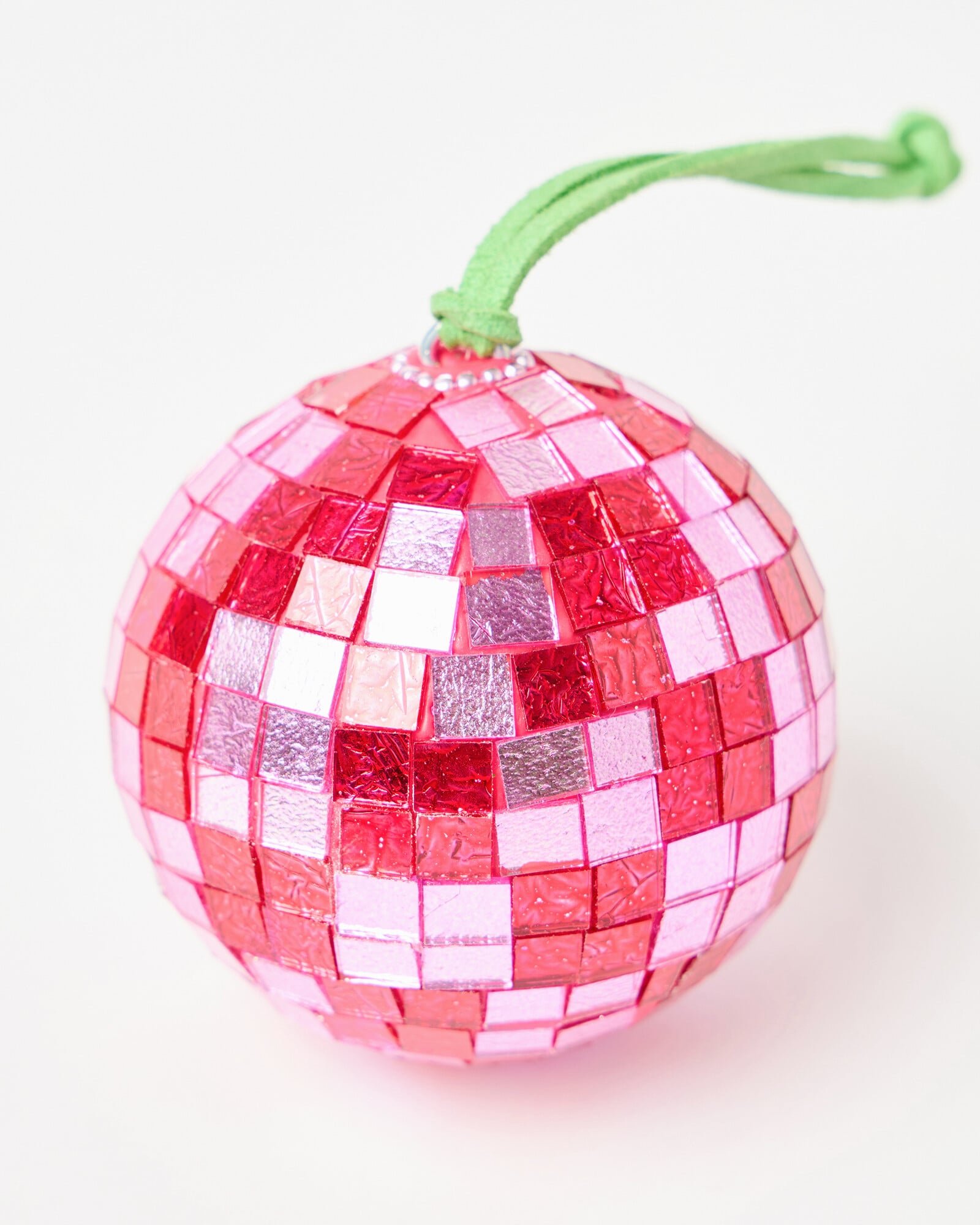 Pink Disco Ball Christmas Bauble | Oliver Bonas