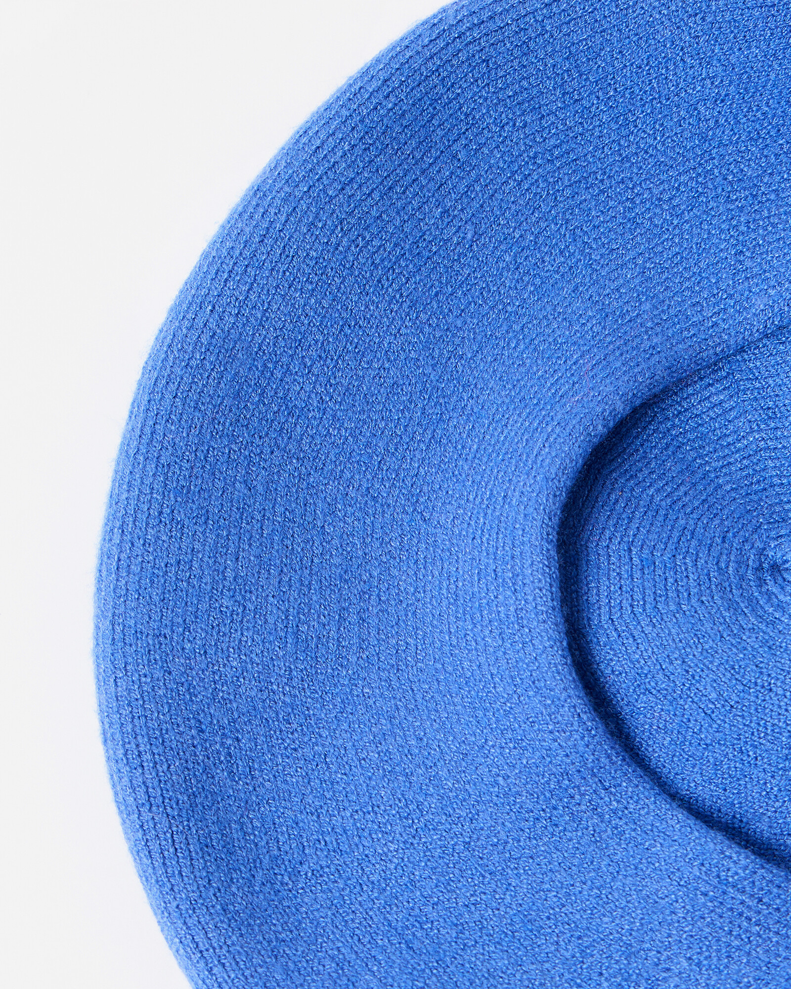 Cobalt Blue Knitted Beret Hat | Oliver Bonas